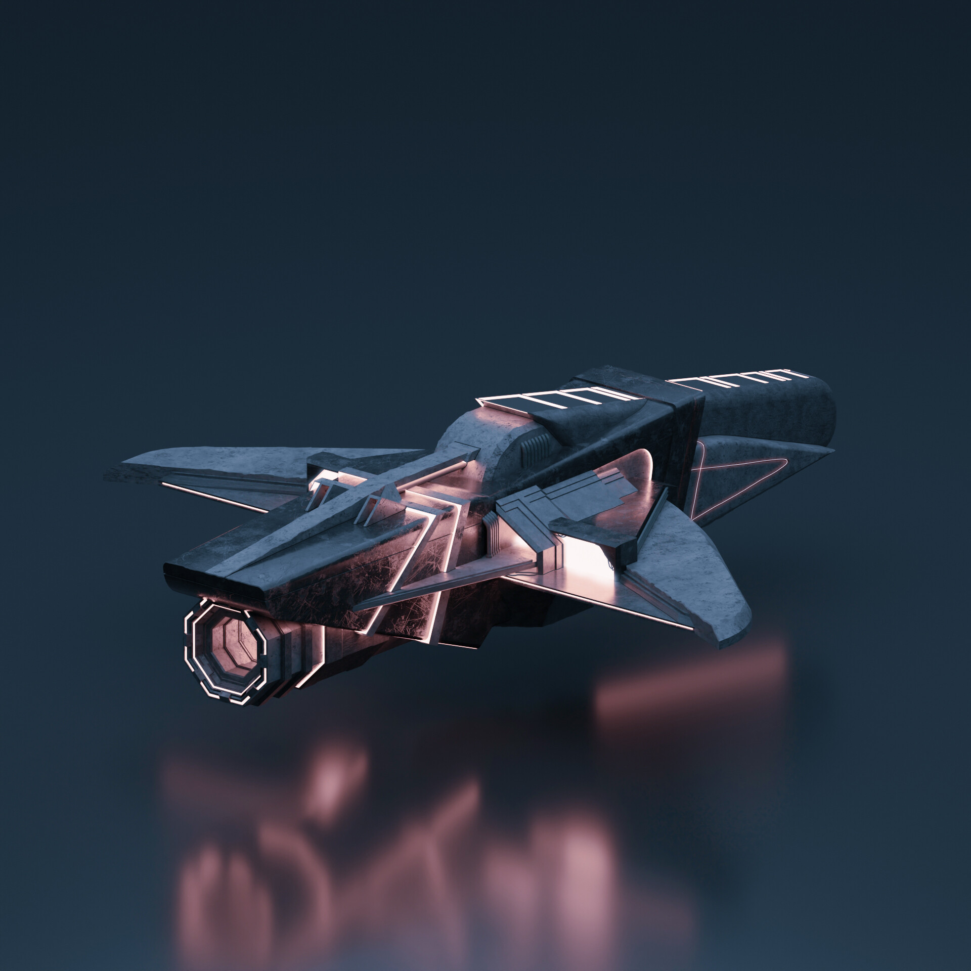 ArtStation - 3D Spaceship Concept