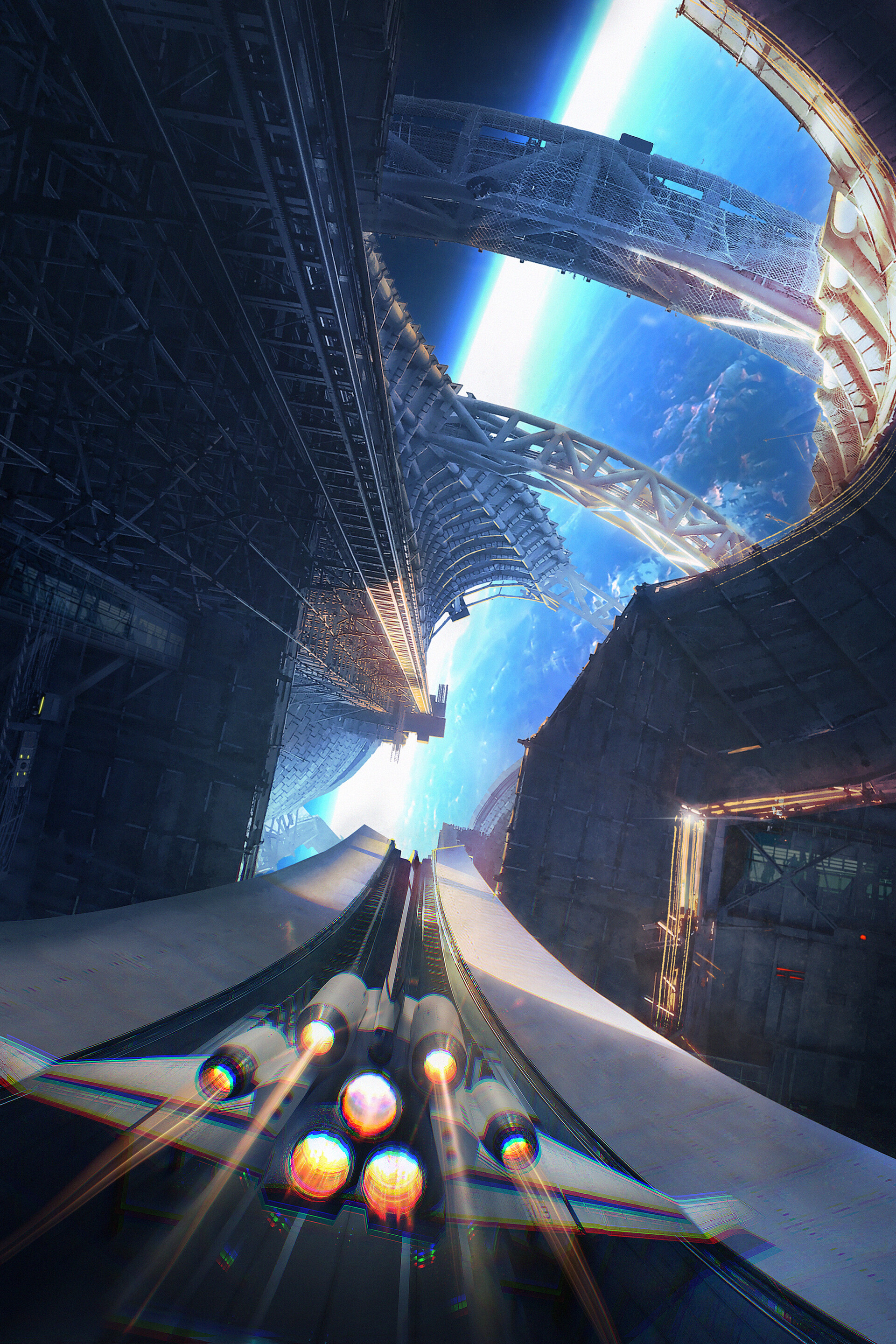 ArtStation - Into the Blue beyond