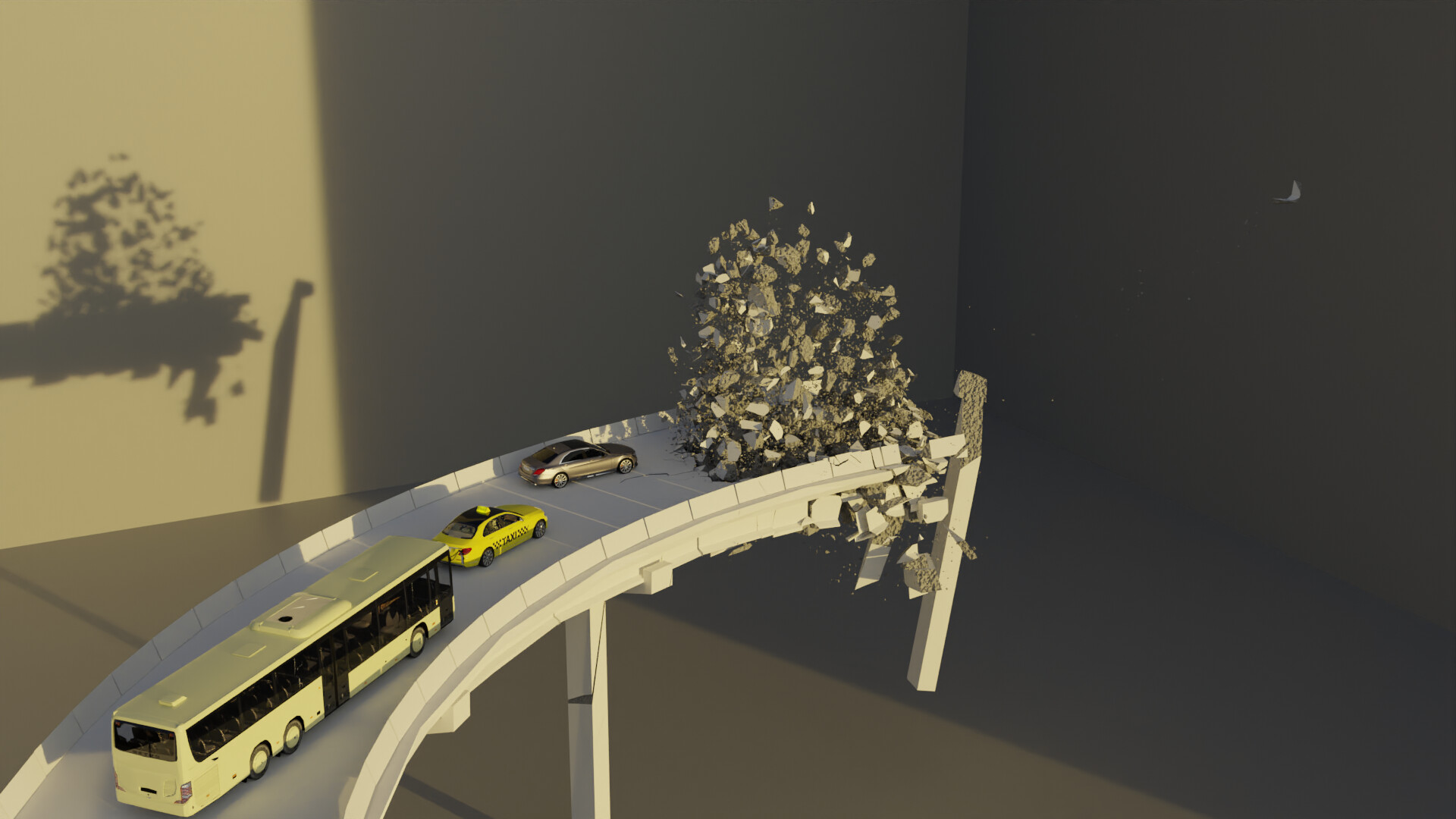 Abel Gonzaga Malonzo - Bridge destruction