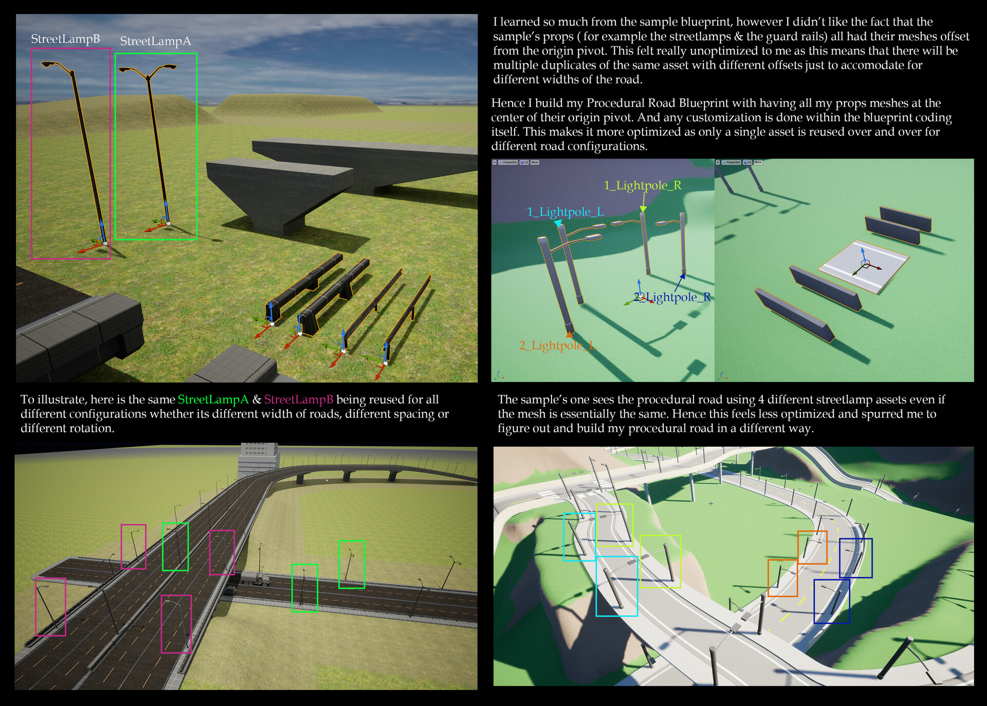 Shu Gi Lim - UE5 Blueprint Learning- Procedural Road System