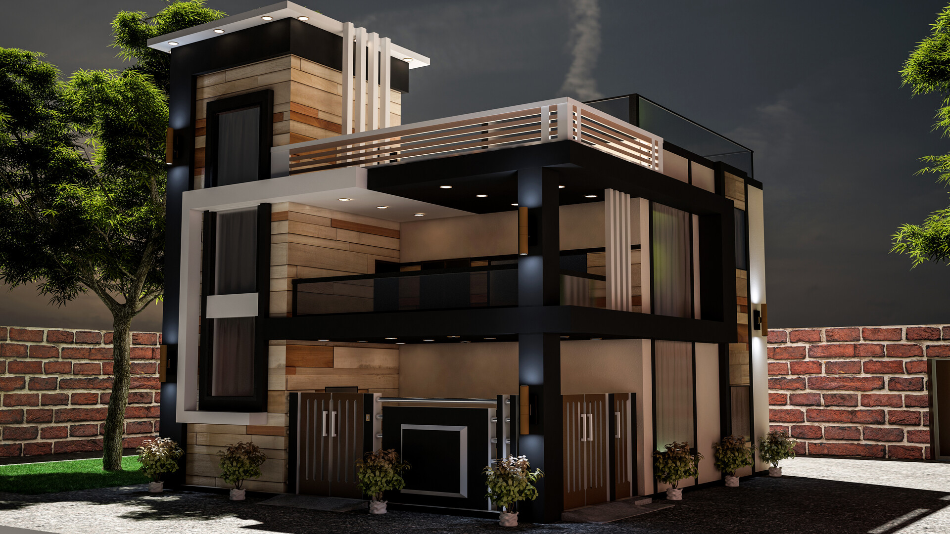 ArtStation - Exterior_design WithEvening Look