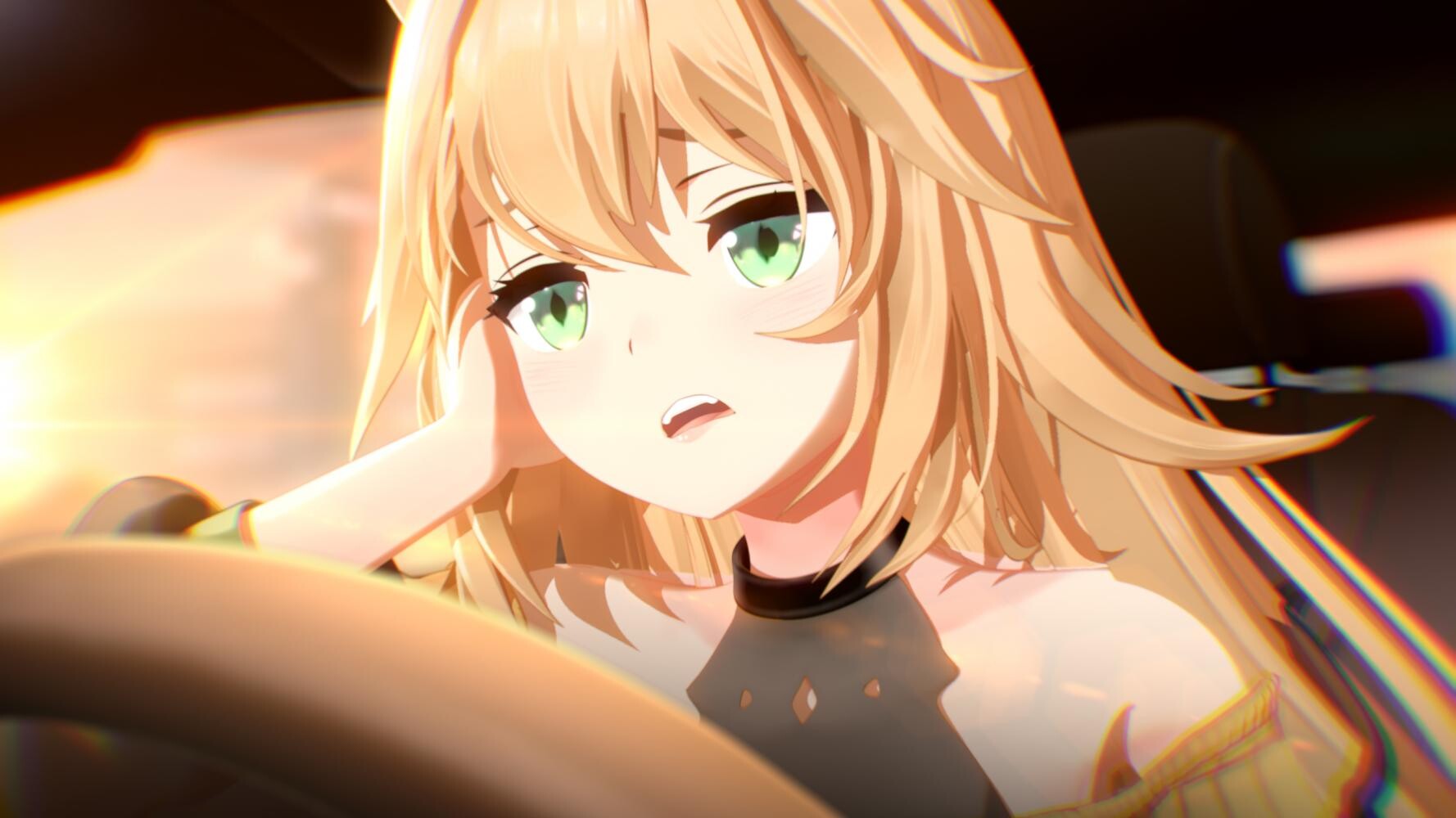 ArtStation - Composition Preview Aisha on traffic jam