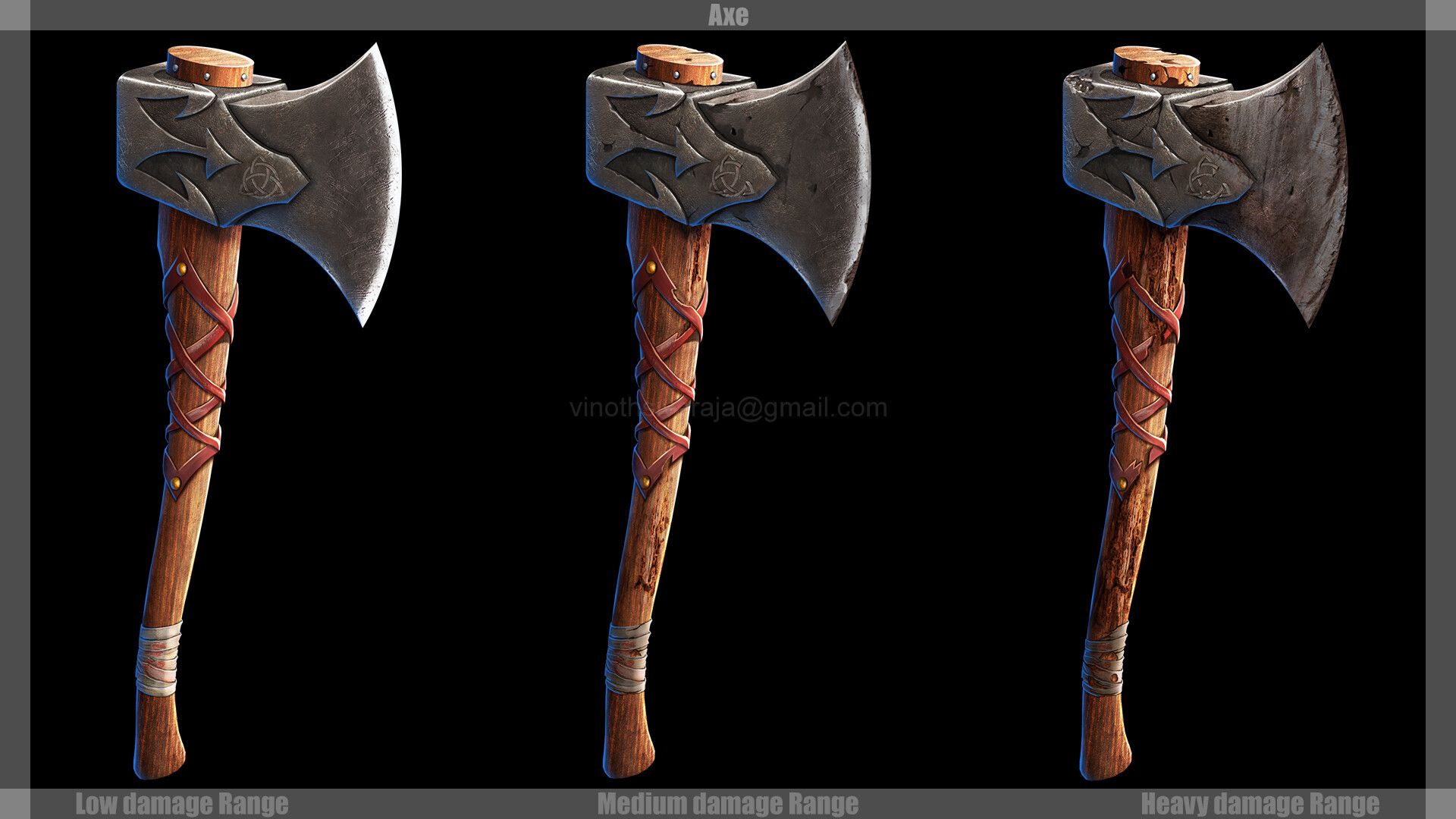 ArtStation - Final Render with 3 Damage Range