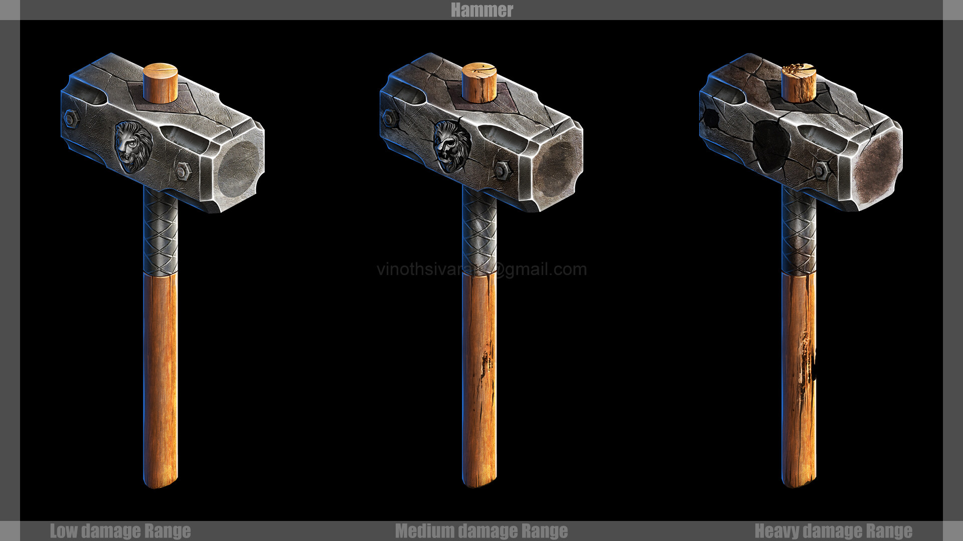 ArtStation - Hammer Weapon