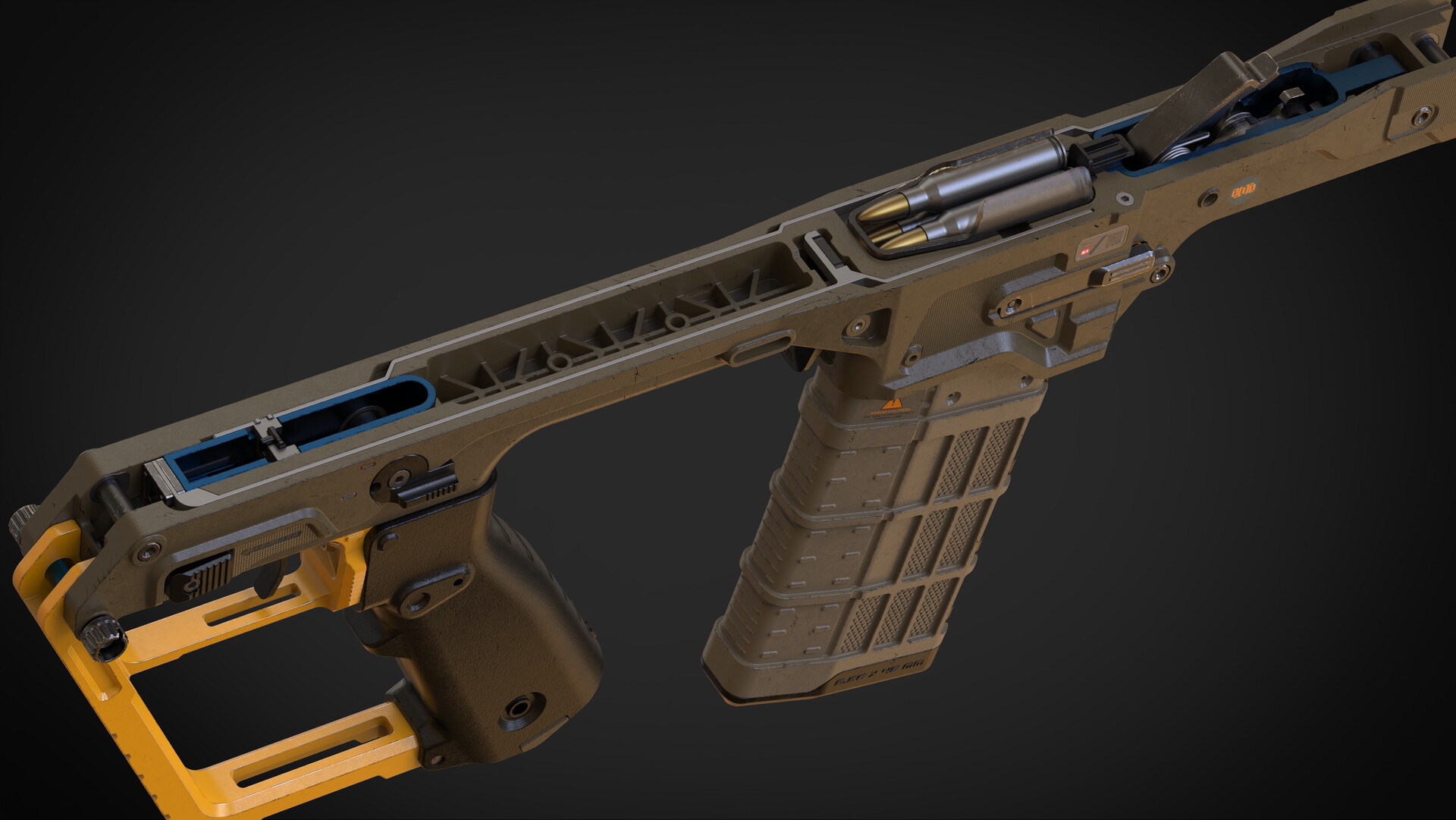 A G R É - BULLPUP RIFLE CONCEPT | CODE - Compact Dynamic Defense Rifle