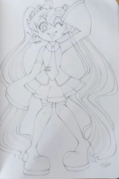 how to draw the glitter force step by step