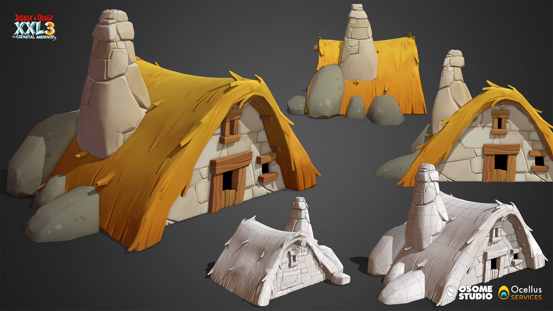Ocellus - SERVICES - Asterix & Obelix XXL 3 - Houses bundle