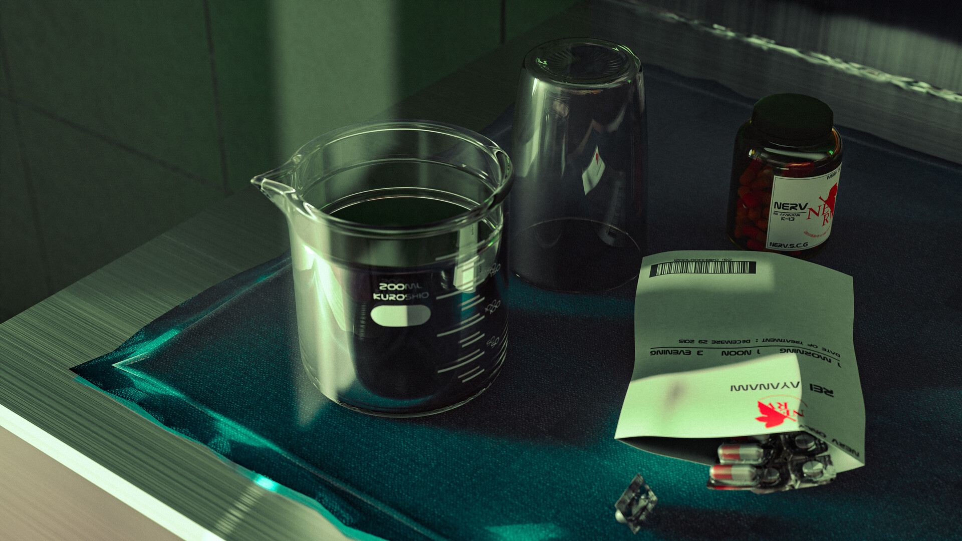 ArtStation - evangelion rei medication