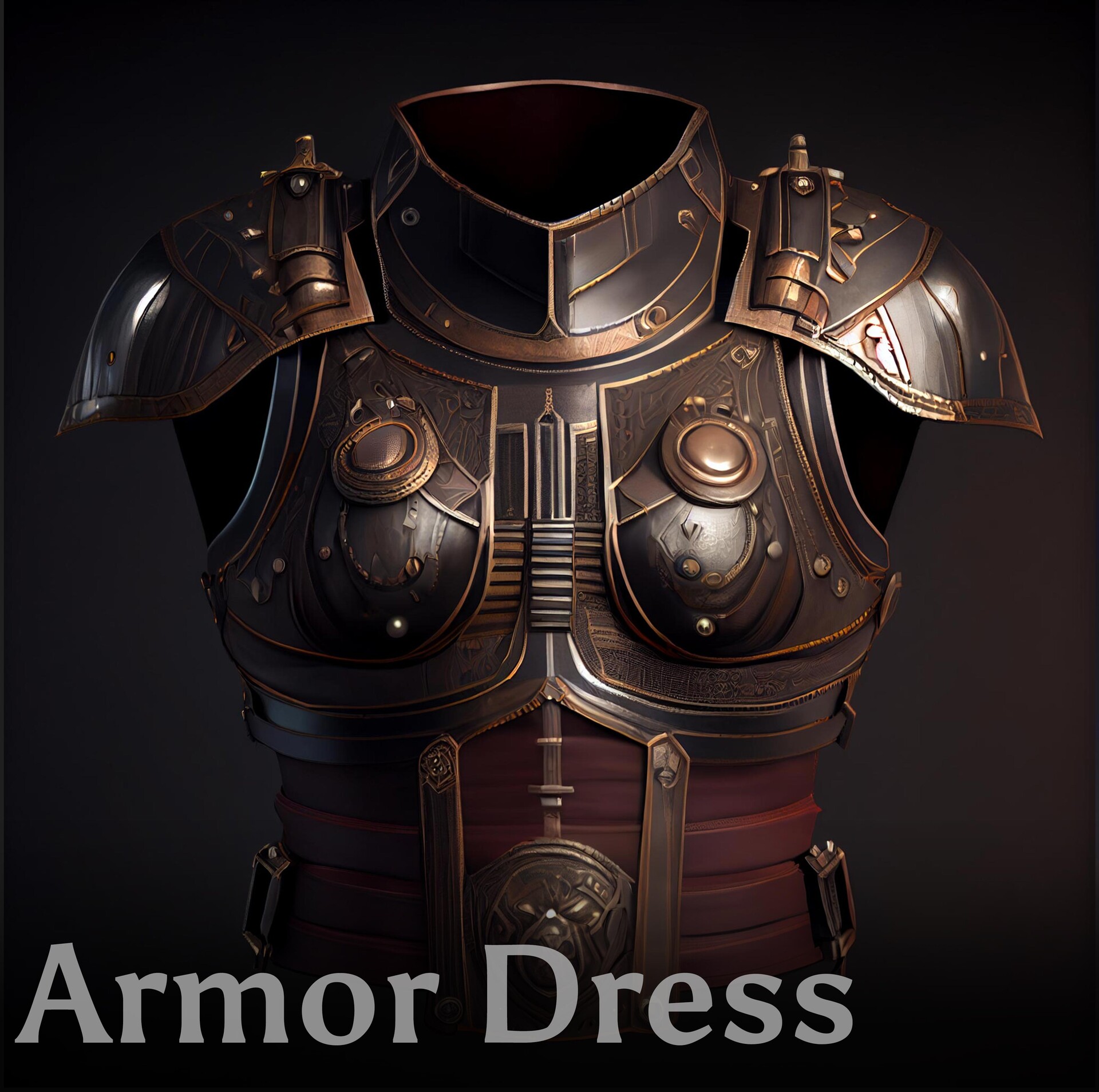 ArtStation - 273 Armor Dress Reference modeling /Designing Vol 04