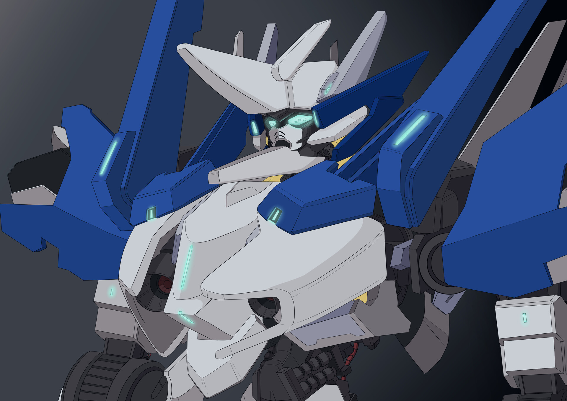 ArtStation - Gundam Elphis (Mecha)