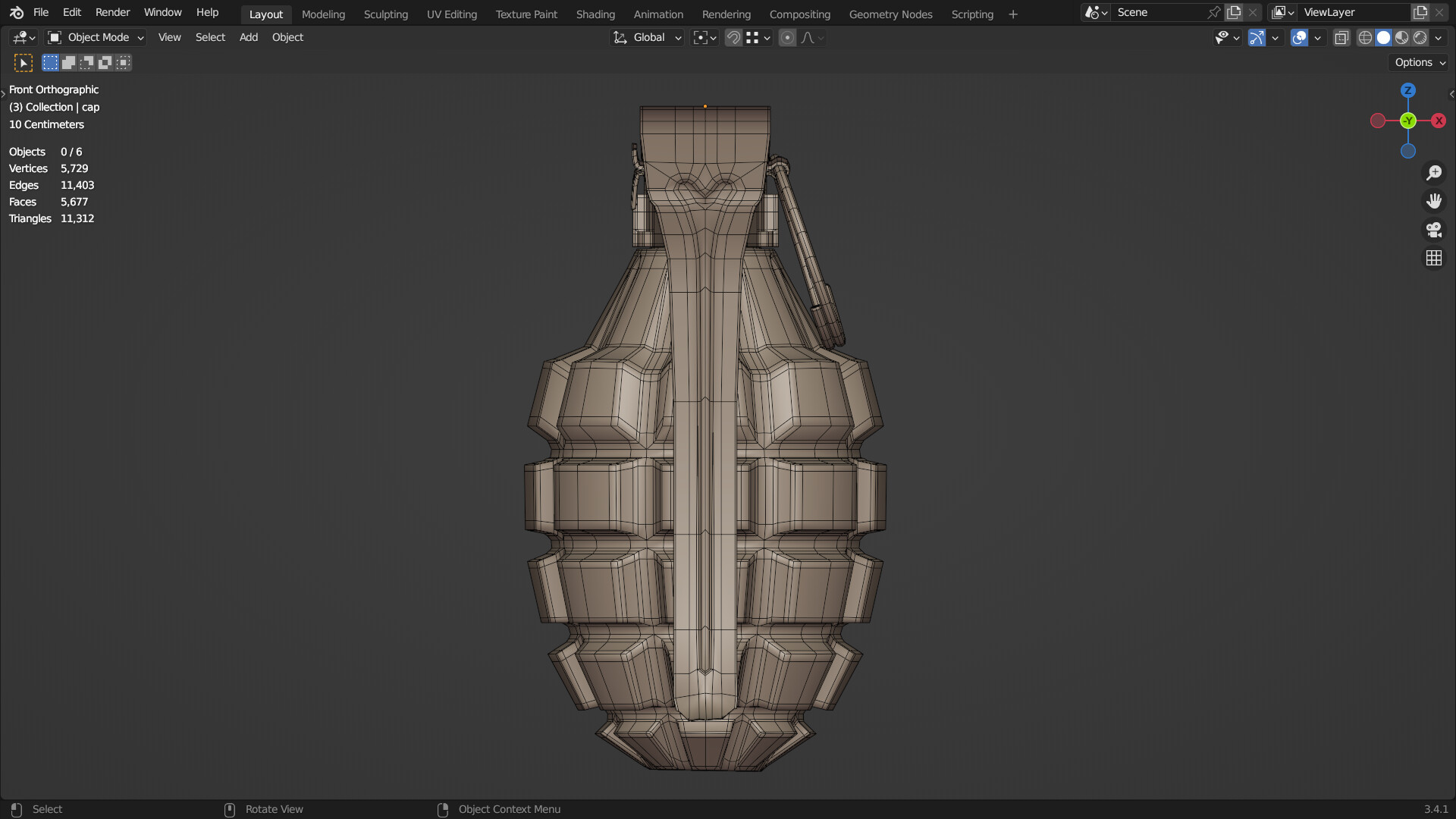 ArtStation - Mk 2 grenade
