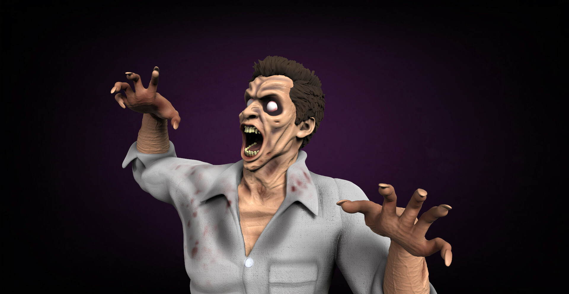 Geoff Graham - Deadite inspired Zombie Demon for 3D Print - V1