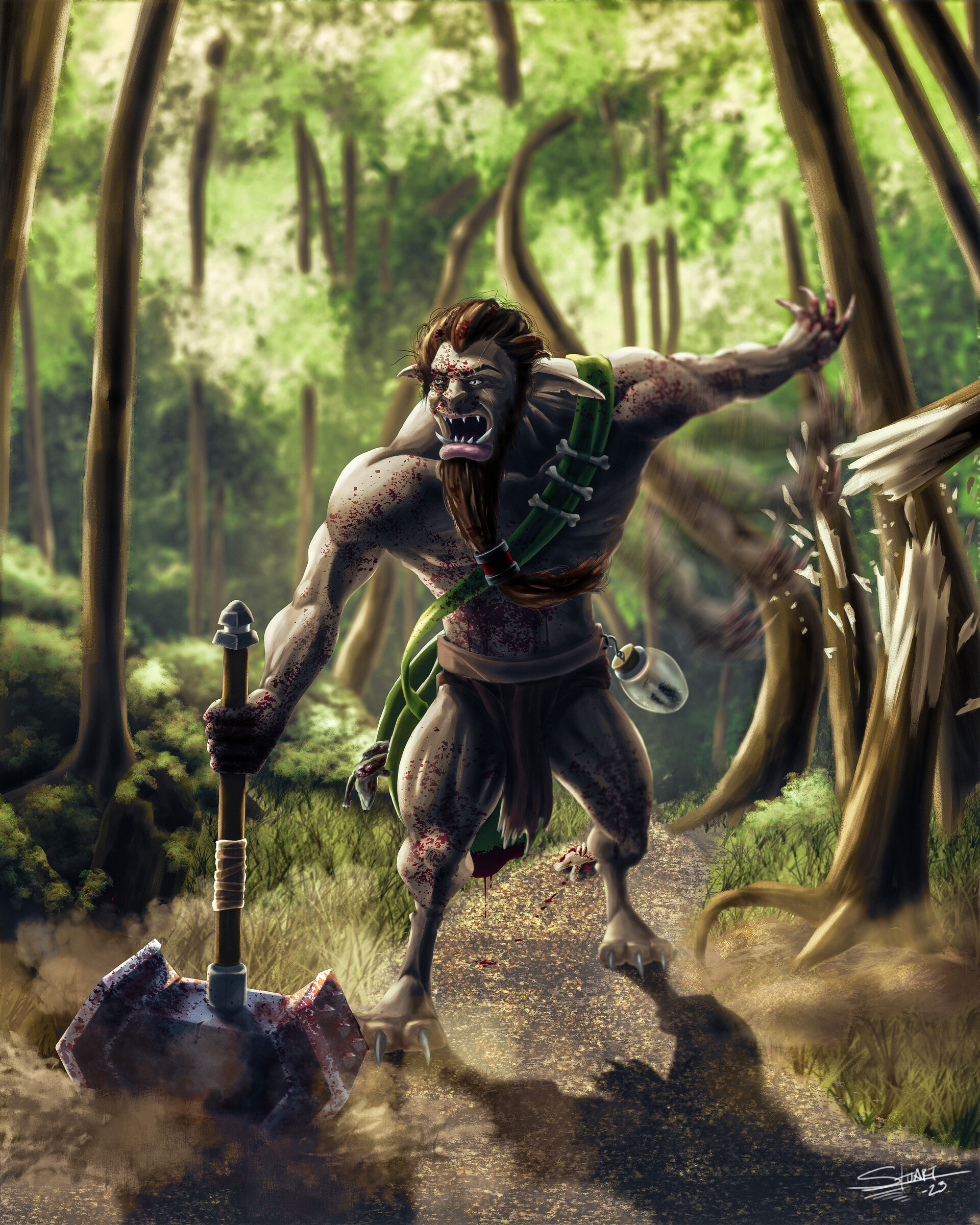 Timothy Stuart - Hulking Warhammer