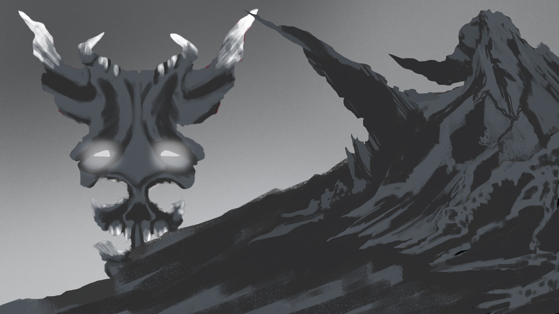 ArtStation - Mountainous Skull