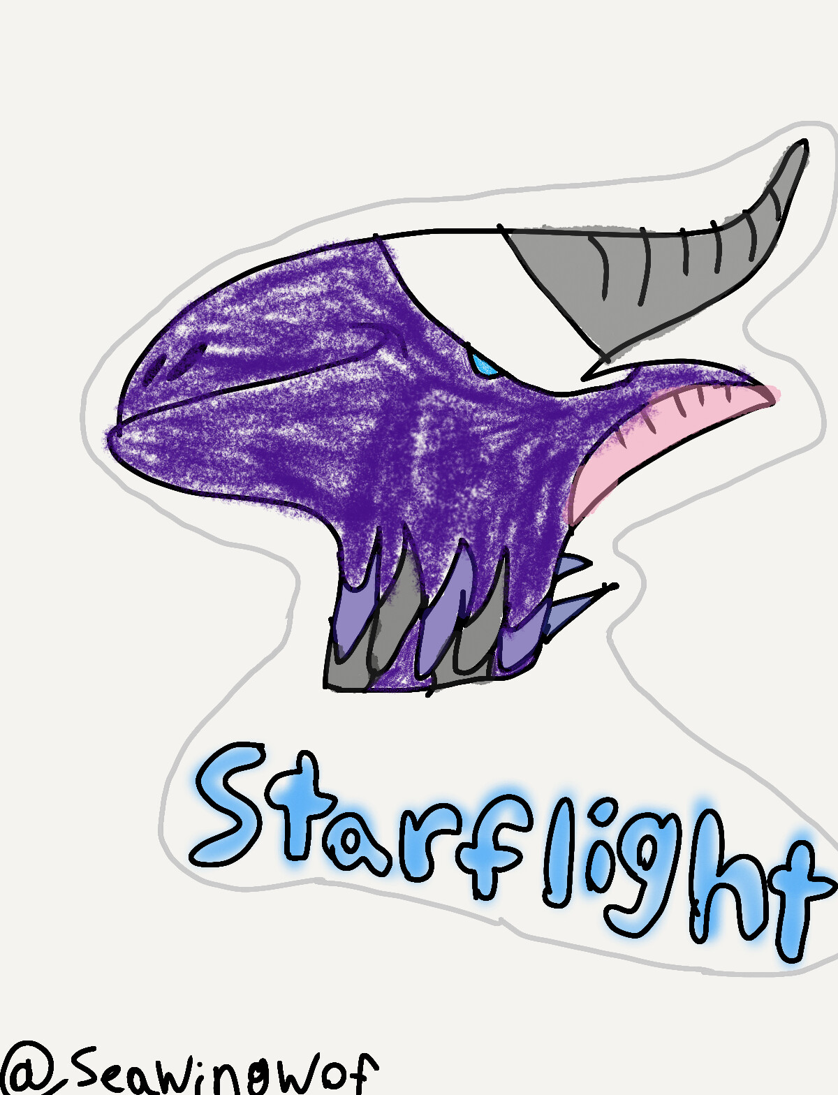 ArtStation - Starflight the Nightwing sticker