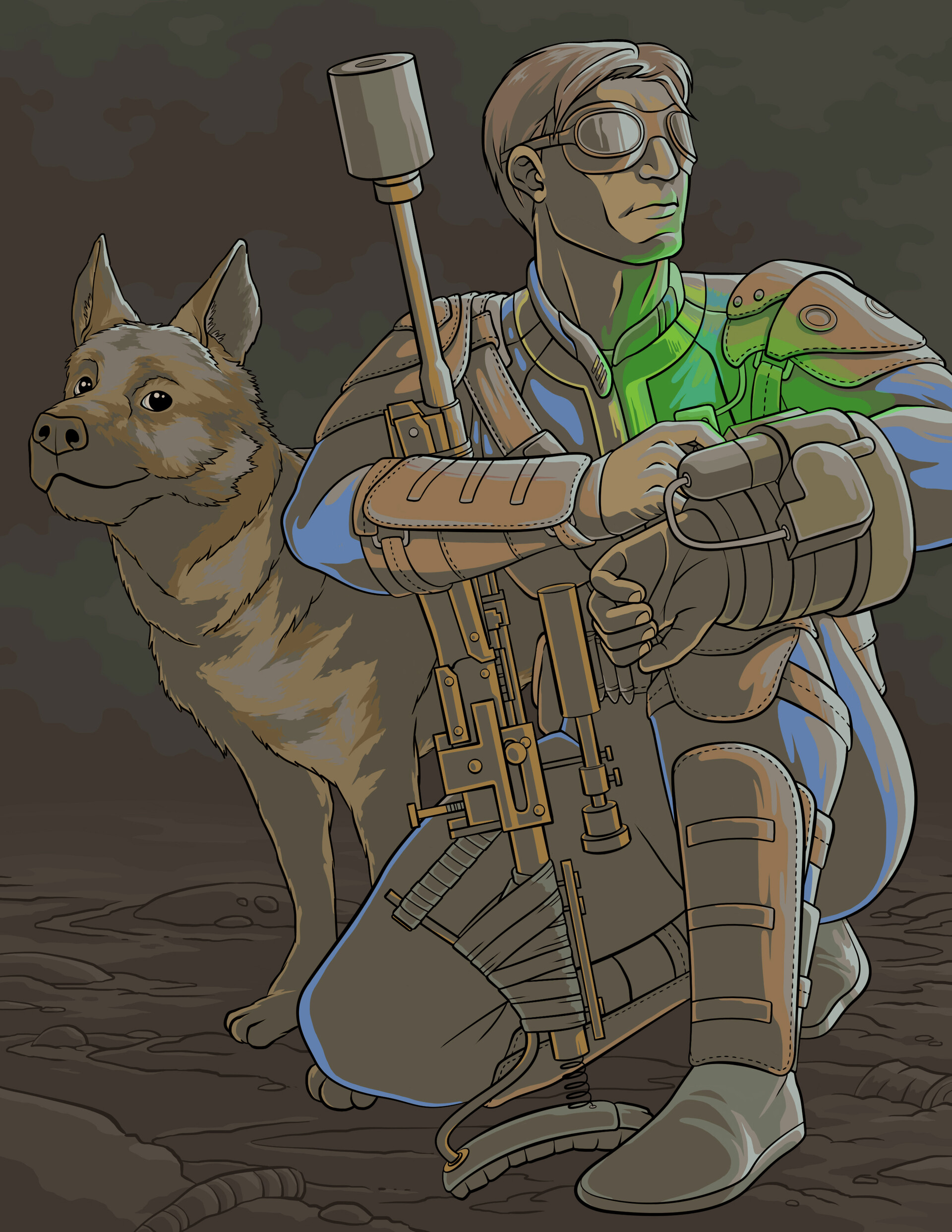 Artwork from the Fallout universe.