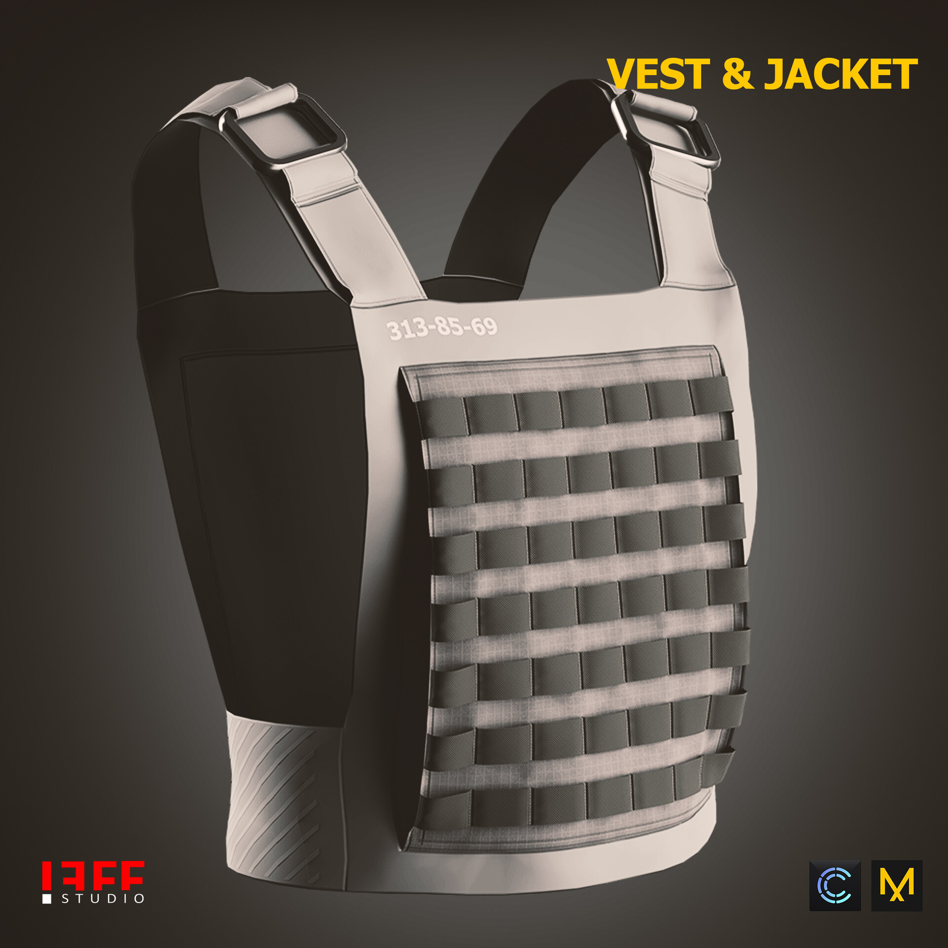 ArtStation - 10 VEST AND JACKET PACK MARVELOUS DESIGNER