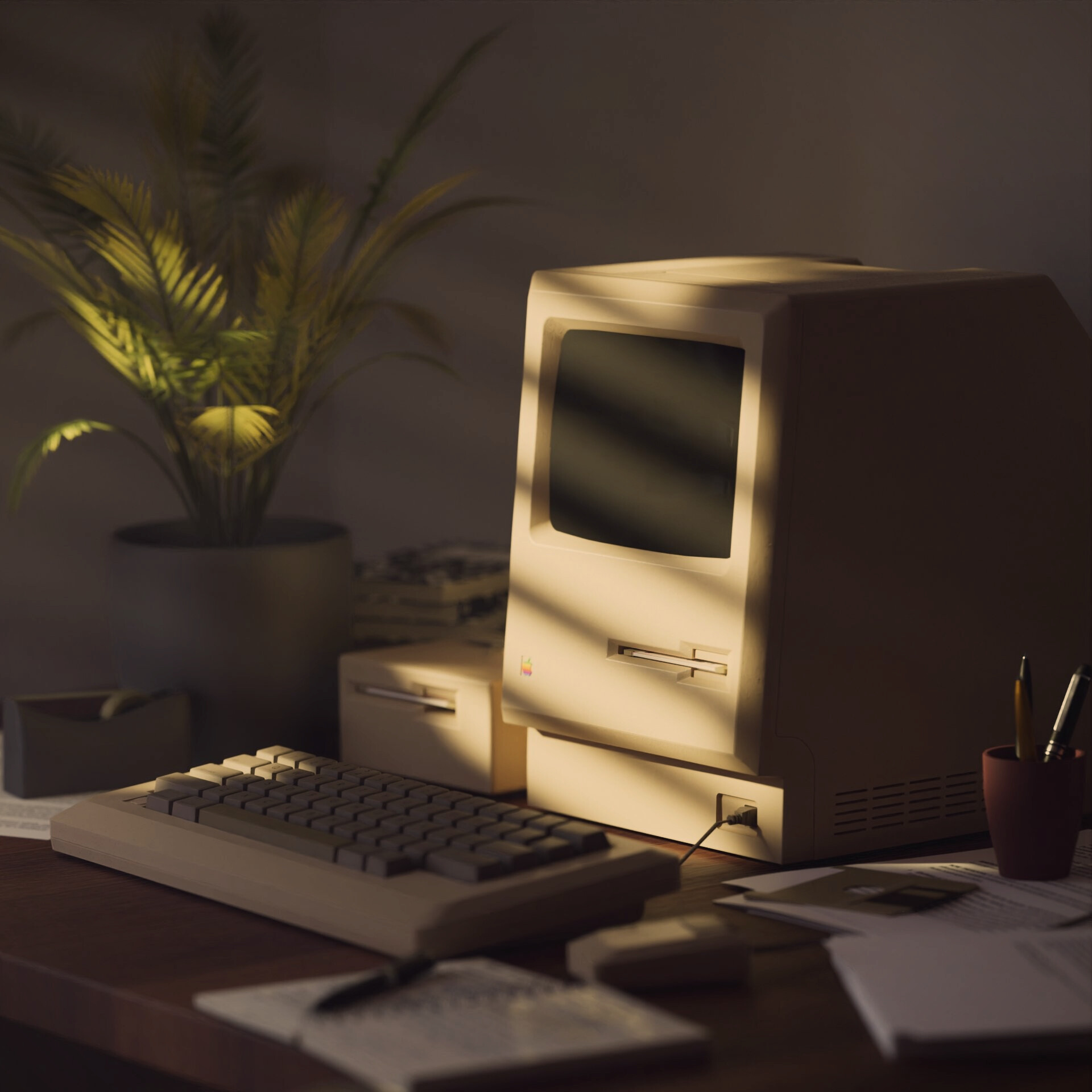 ArtStation - 1984 Apple Macintosh 128k