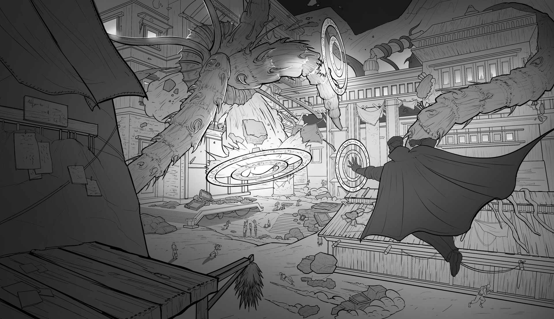 ArtStation - Dr Strange Battle Design