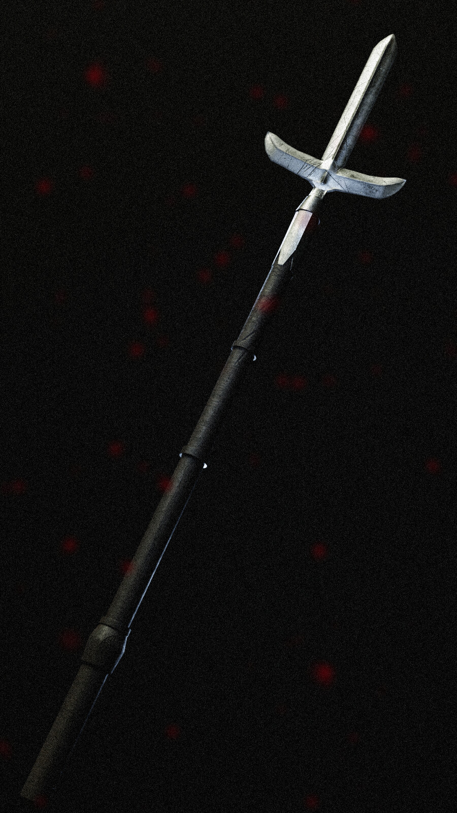 GTUS - Game-Ready Japanese Jumonji Yari