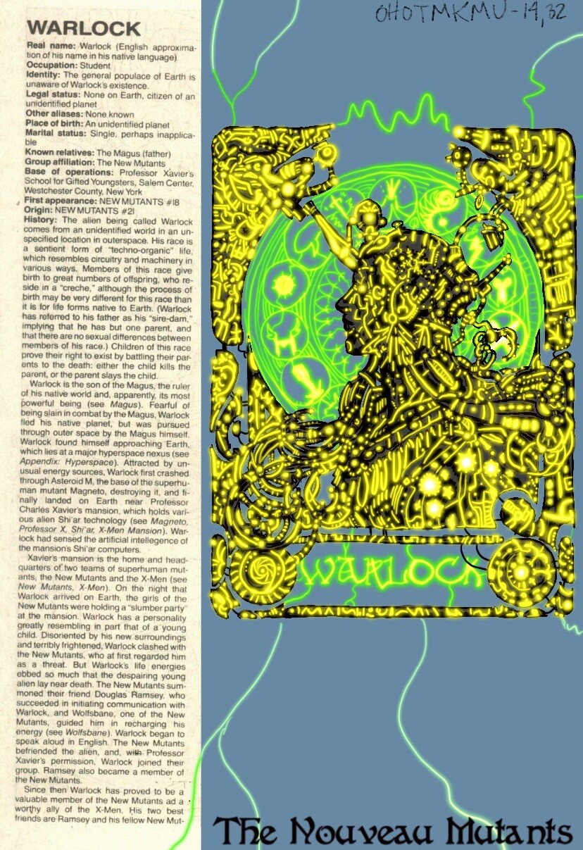 ArtStation - The Nouveau Mutants - Warlock