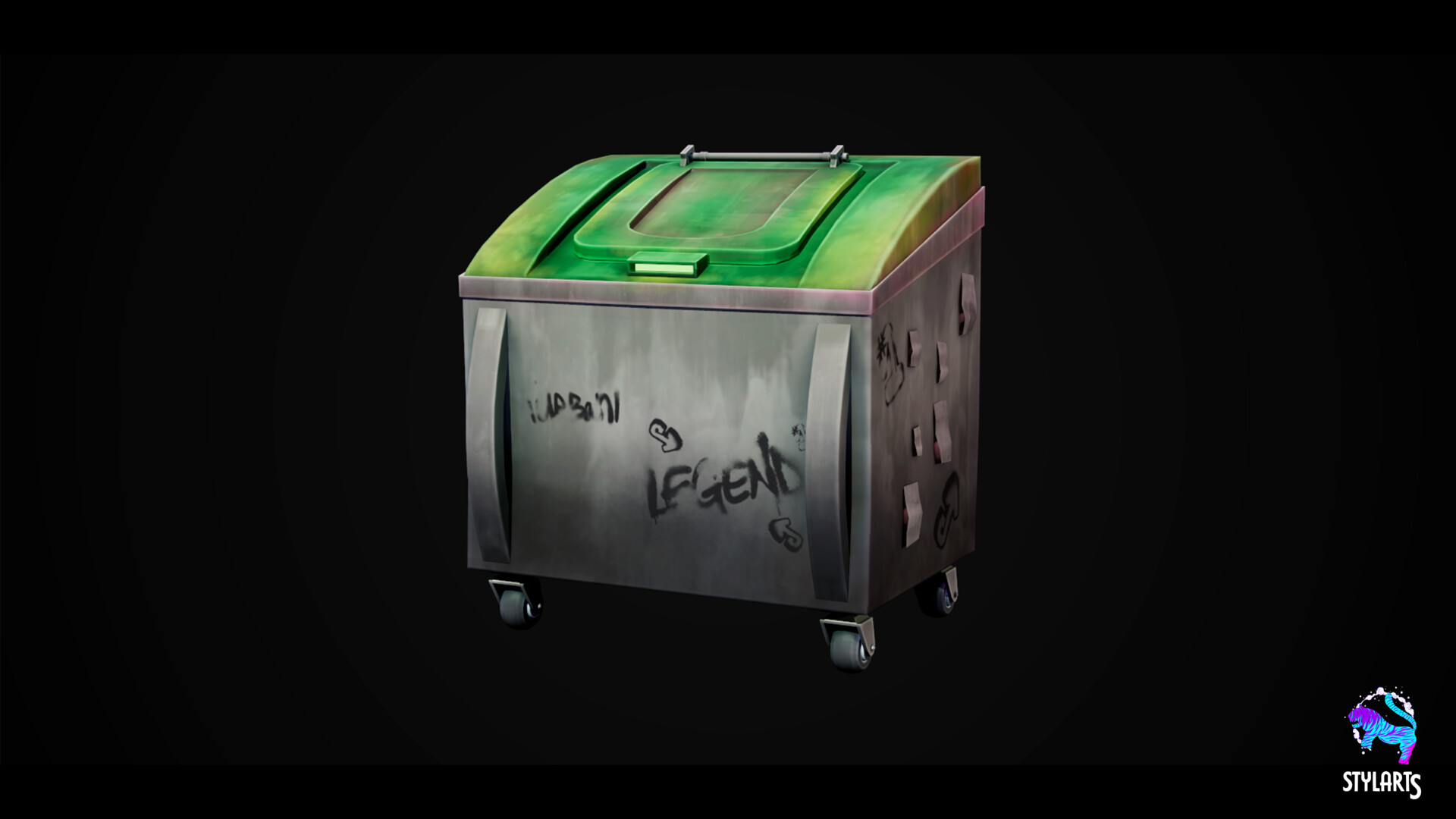 Miguel Agudelo - Stylized Cyberpunk Street Props