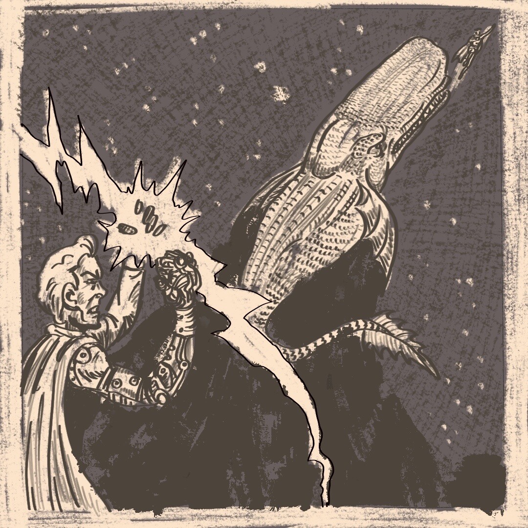 ArtStation - Super Moby Dick of Space