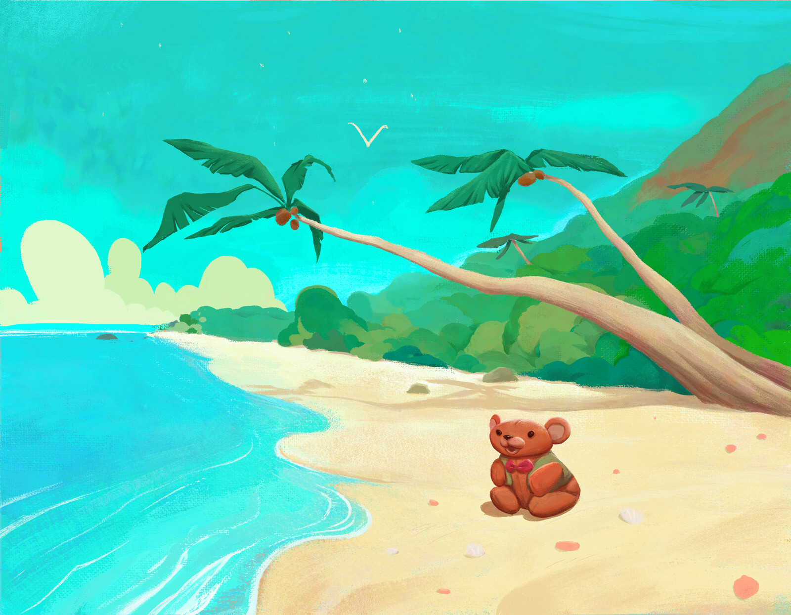 ArtStation - The Lost Bear page 1