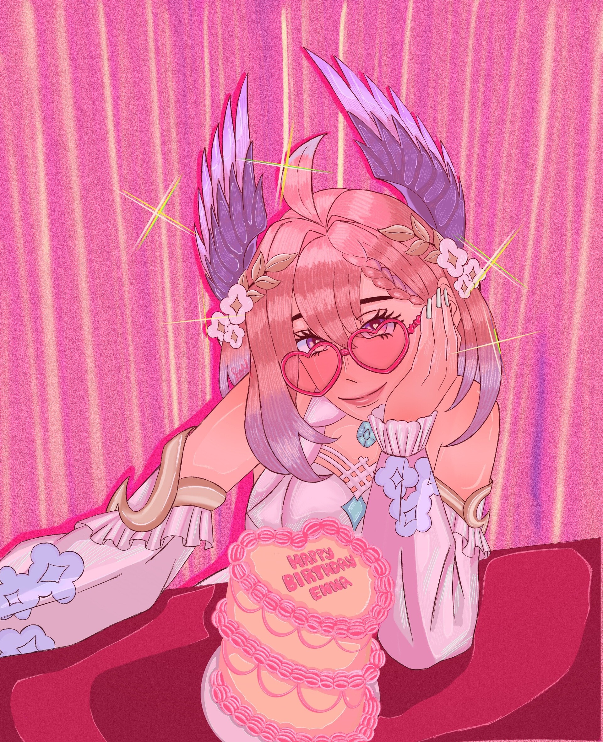 ArtStation - NIJISANJI's Ethyria Enna Alouette Birthday Art 2023