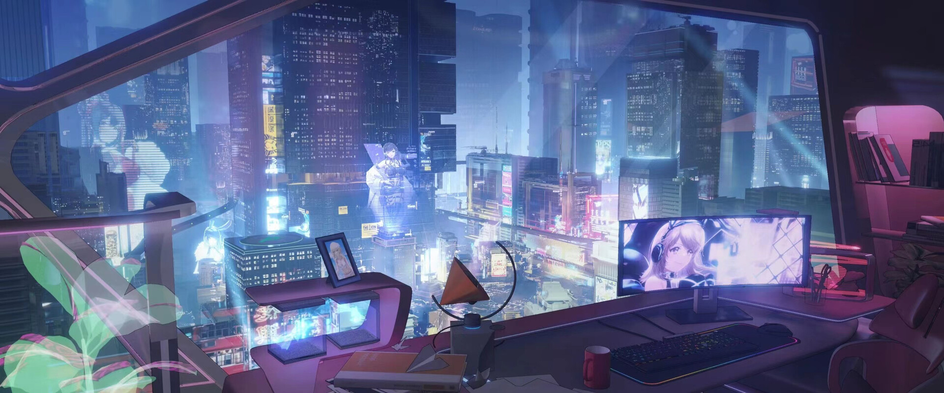 ArtStation - Cyber Night View