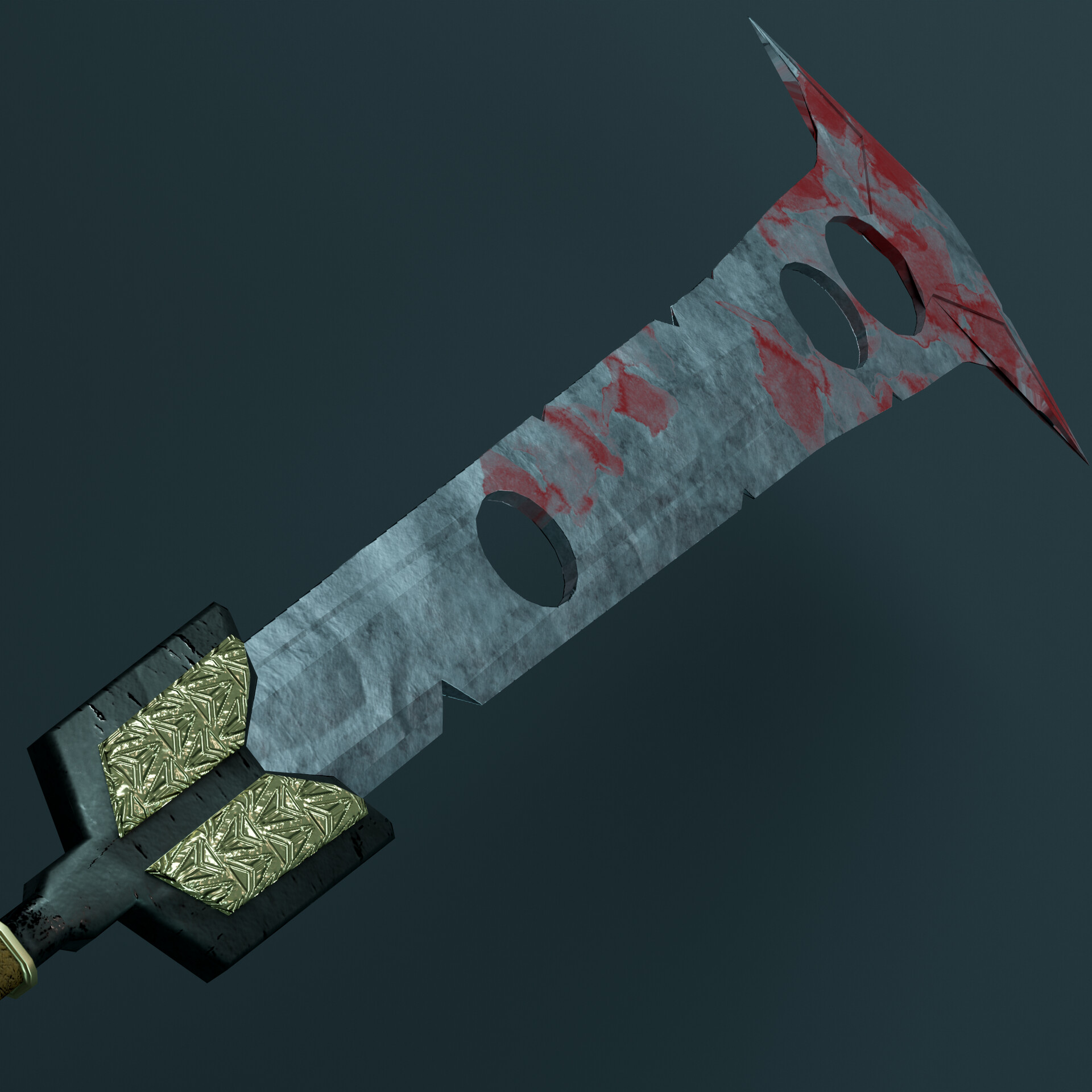 Kian Burt - Fantasy Glaive Model