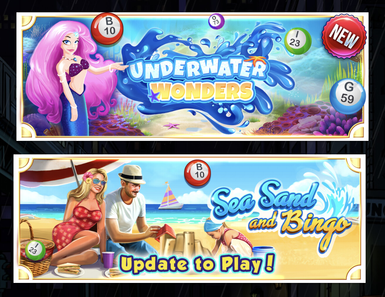 ArtStation - marketing art =Bingo game