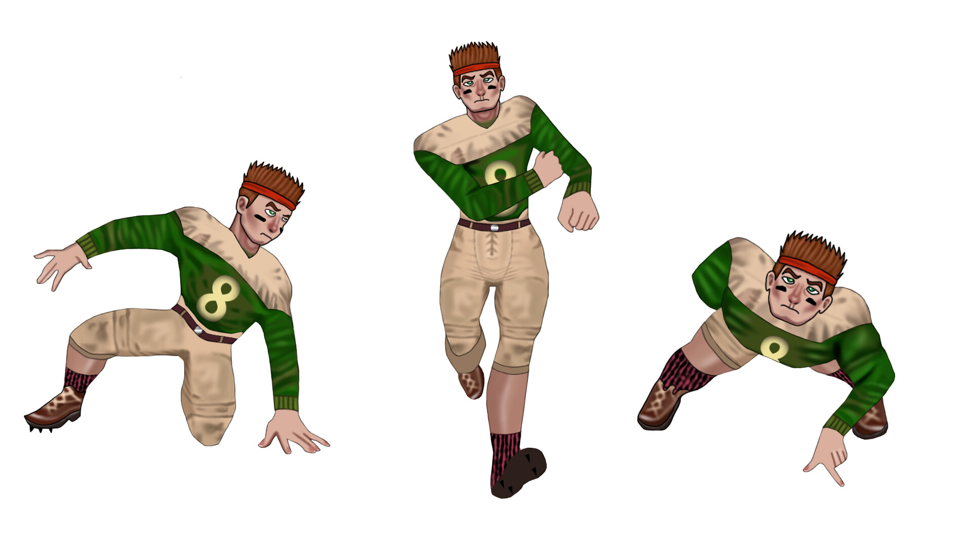 ArtStation - Athletic character dynamic poses