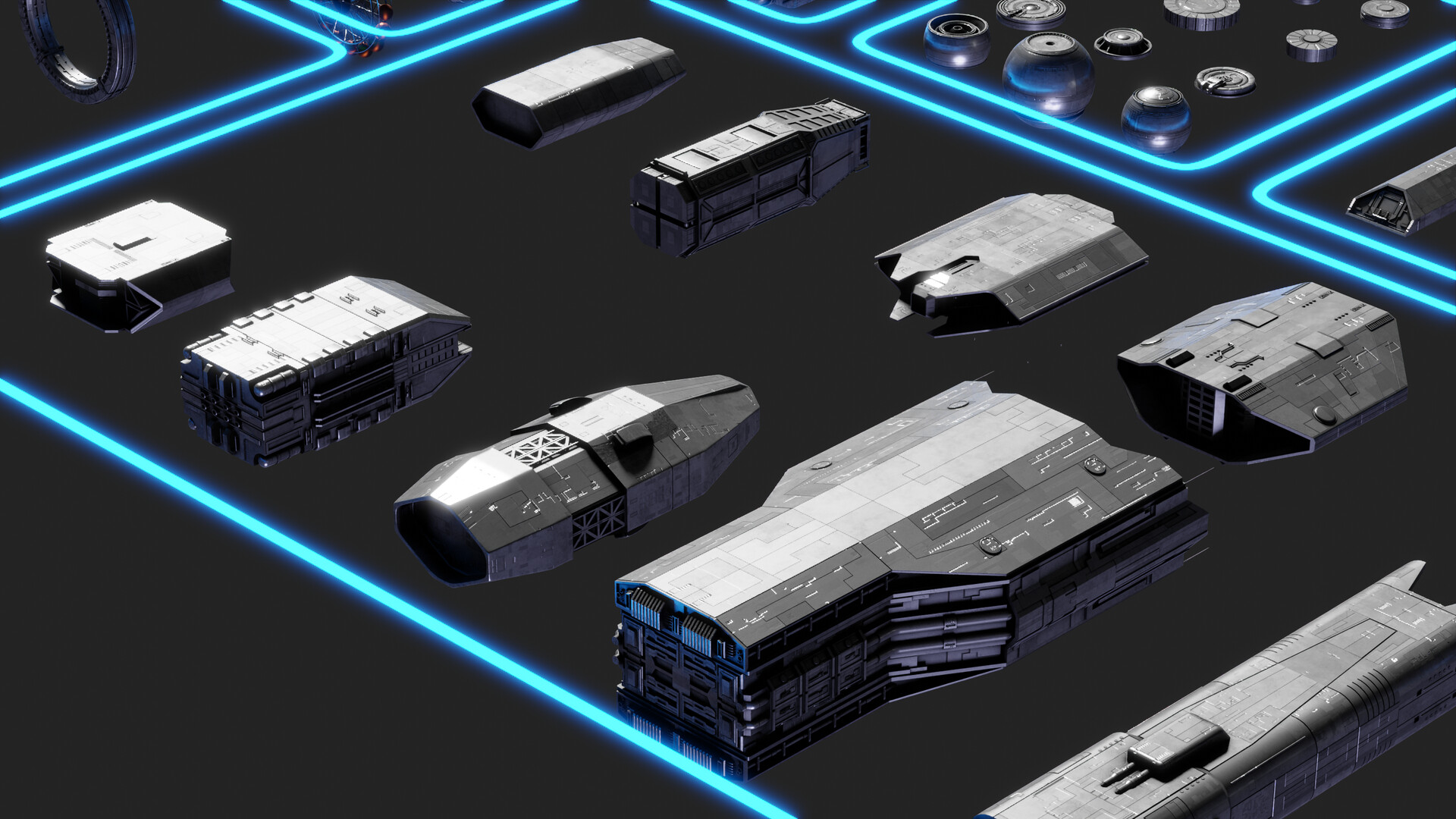 Daniel Grove - Scifi Ship kitbash Volume 3