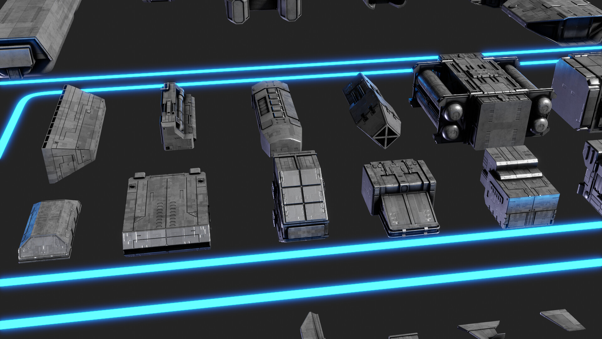 Daniel Grove - Scifi Ship kitbash Volume 3