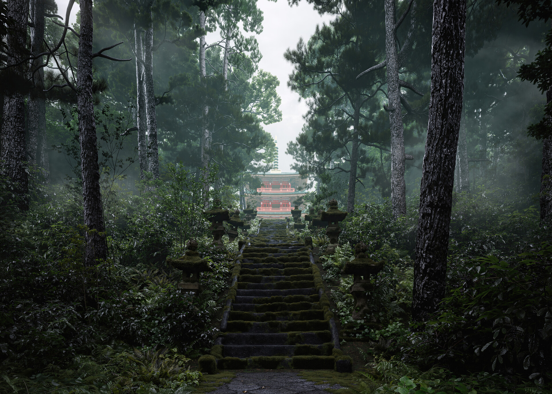 ArtStation - Edo Temple
