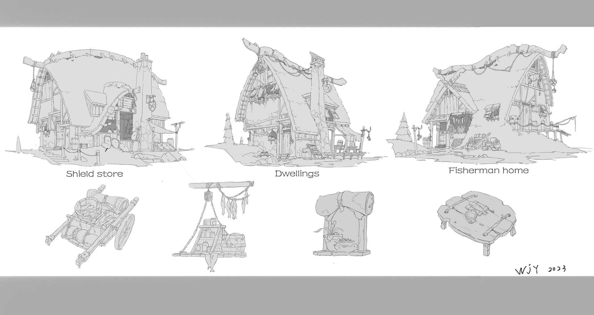 ArtStation - Viking house