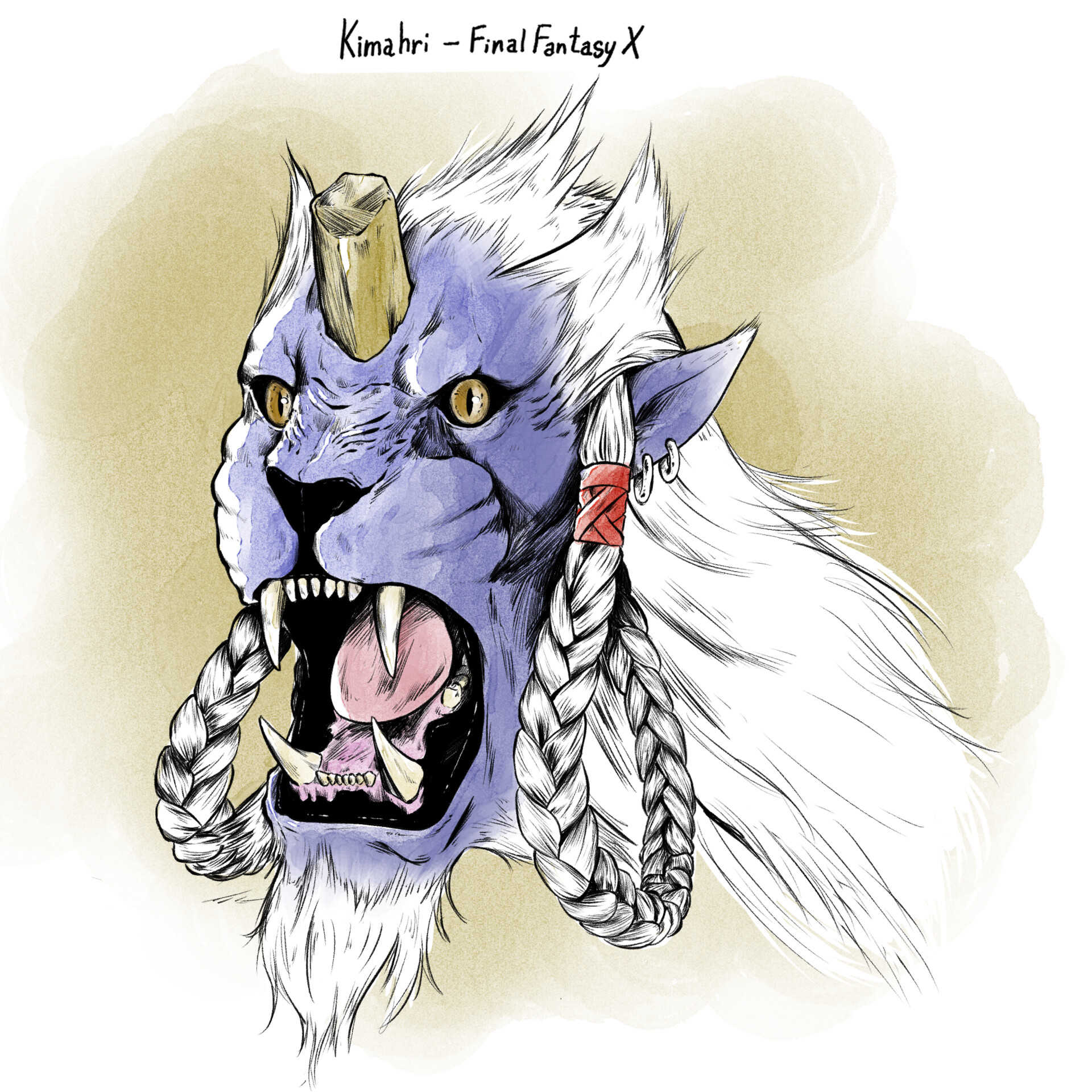 - ArtistocrArt - - Kimahri Ronso