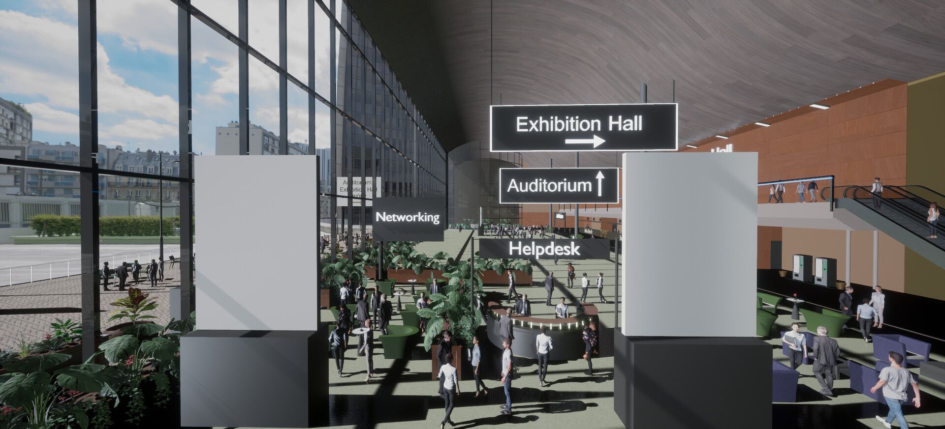 ArtStation - Lounge areas of Virtual Conference Centres