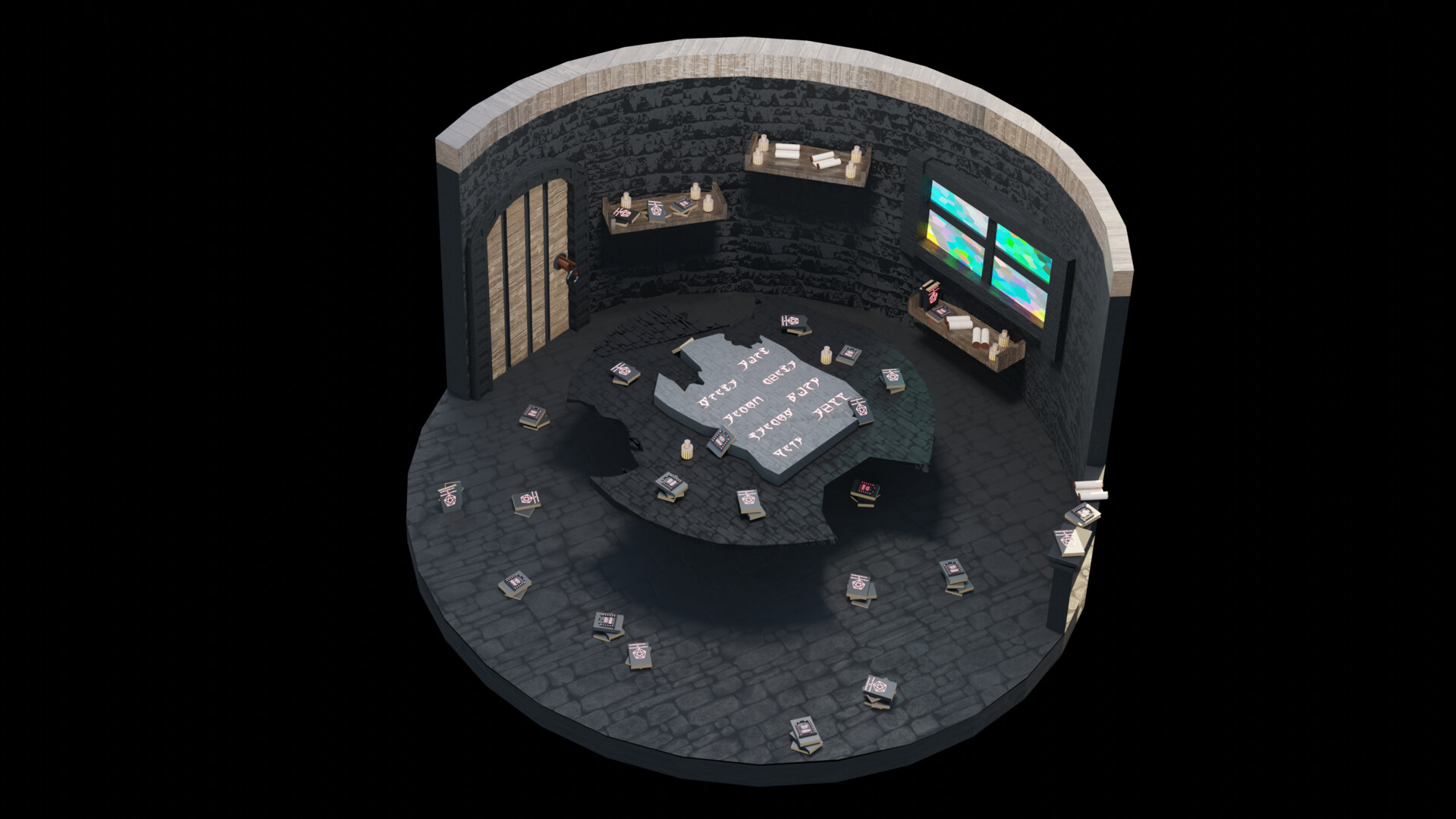 ArtStation - Sloth Scene of Warlocks Desk Diorama