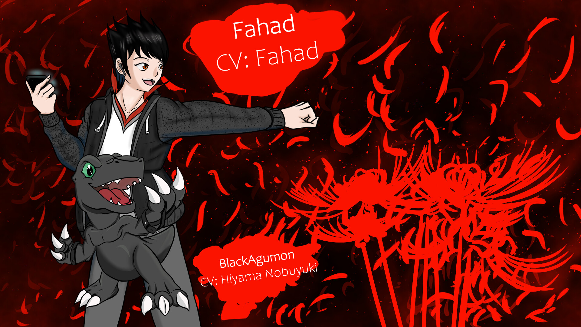 ArtStation - digimon survive self-insert