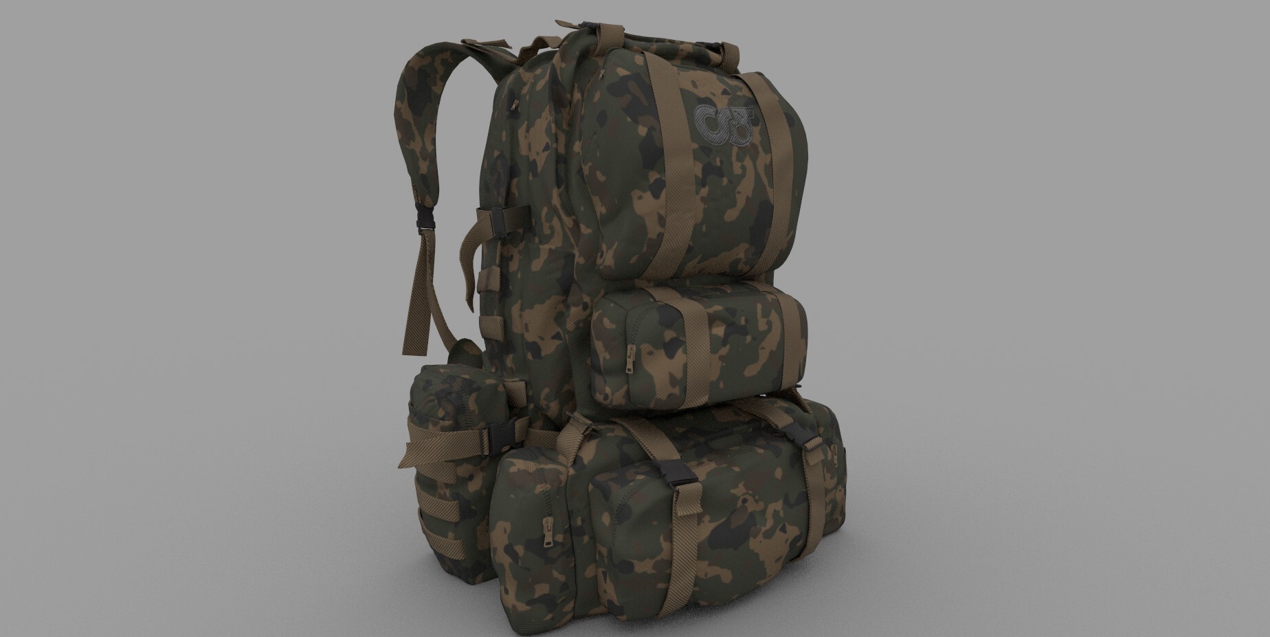 ArtStation - Camouflage backpack