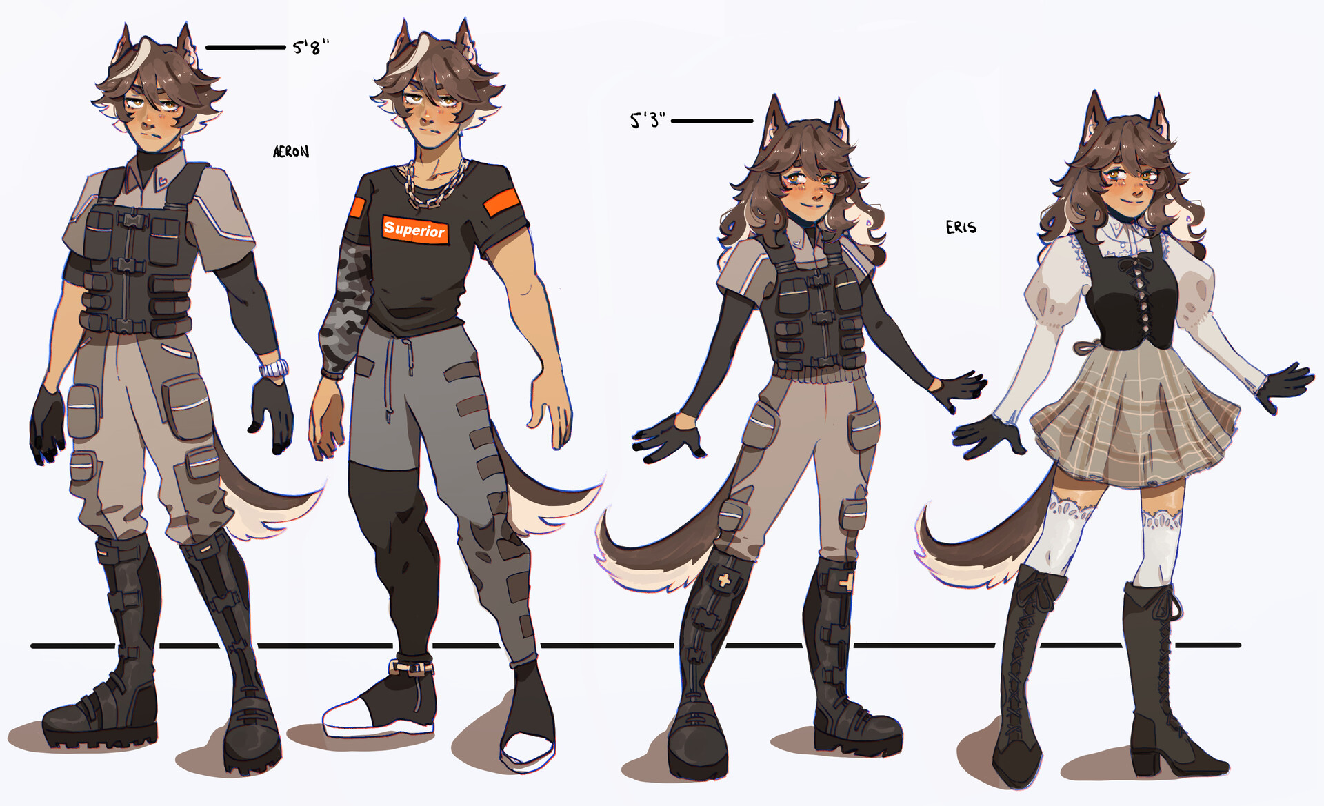 ArtStation - Aeron/Eris Character Design