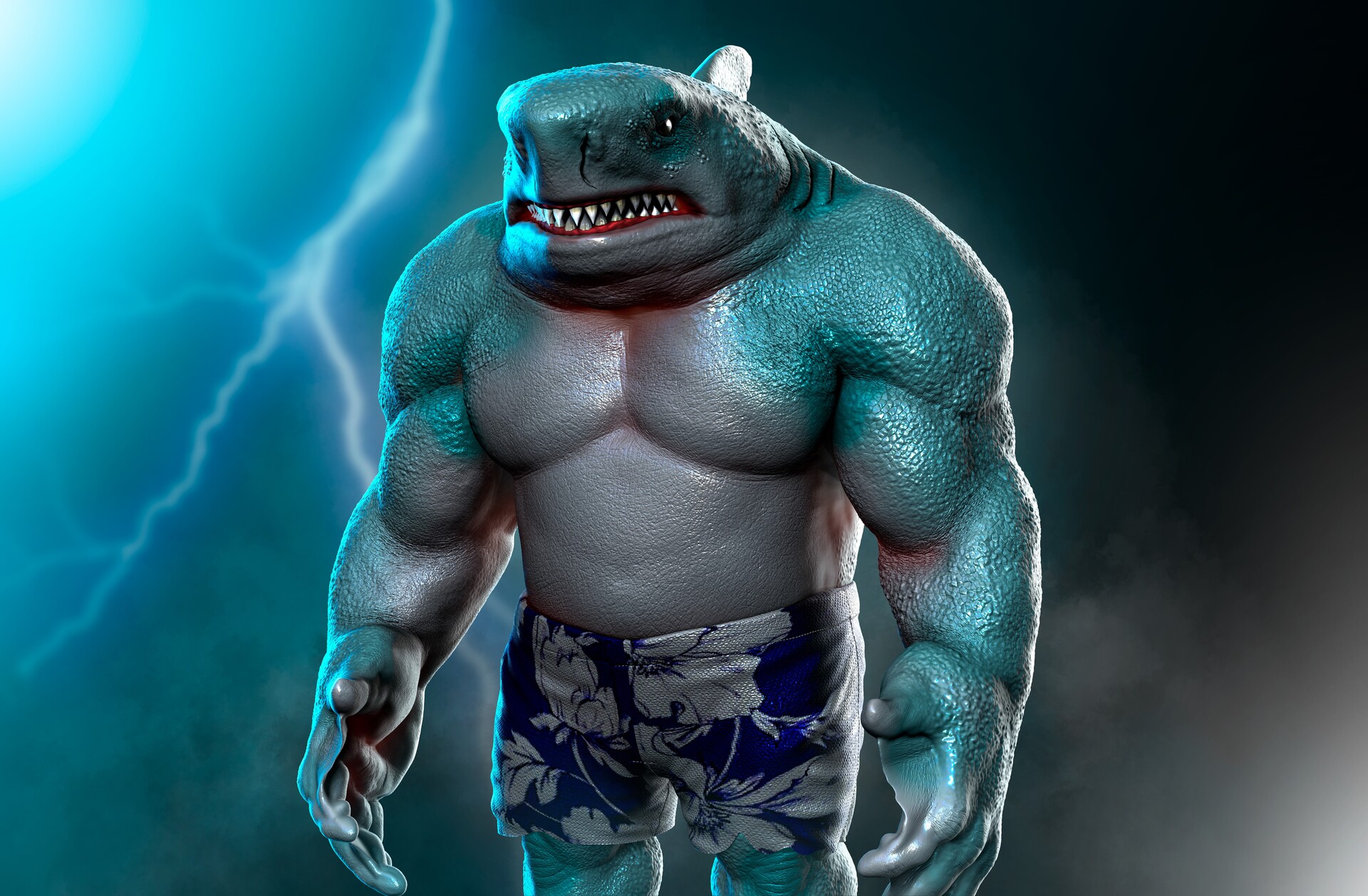 ArtStation - king shark