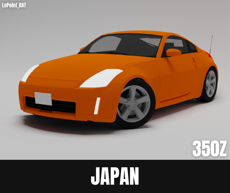 ArtStation - TOON Japan : Nissan 350Z
