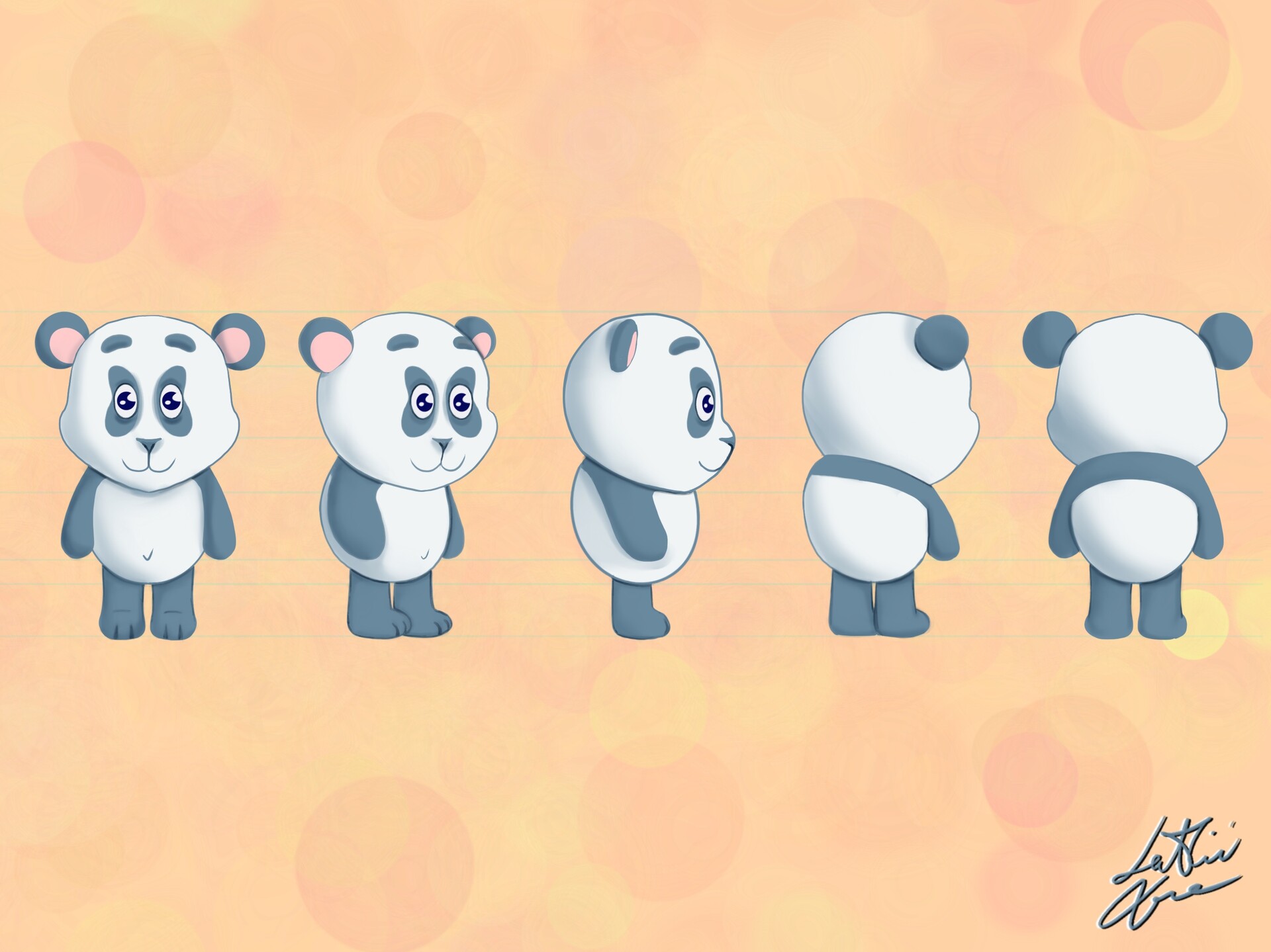 ArtStation - Panda Short Animation Turnaround