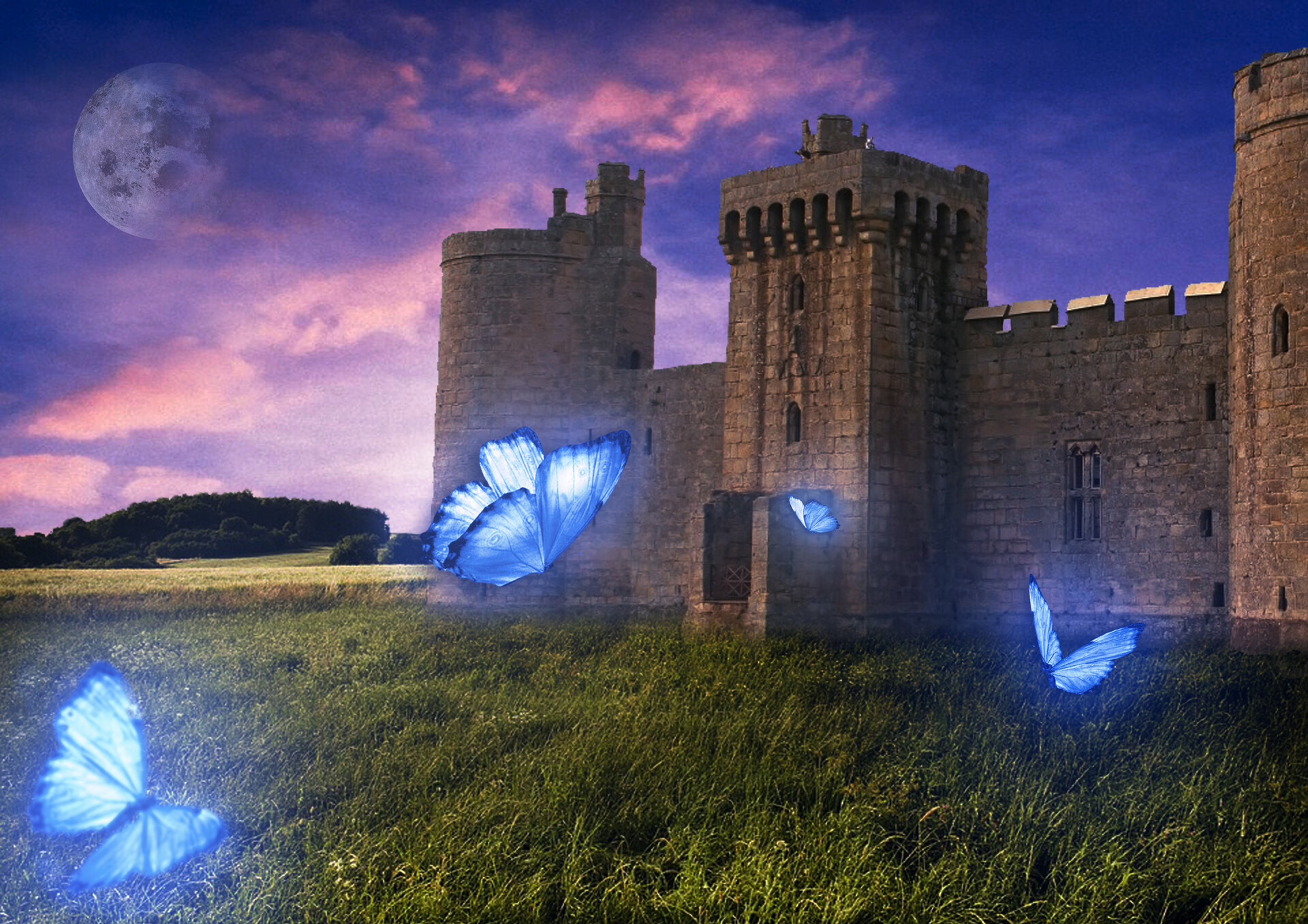 ArtStation - Photo Manipulation - Bodiam Castle