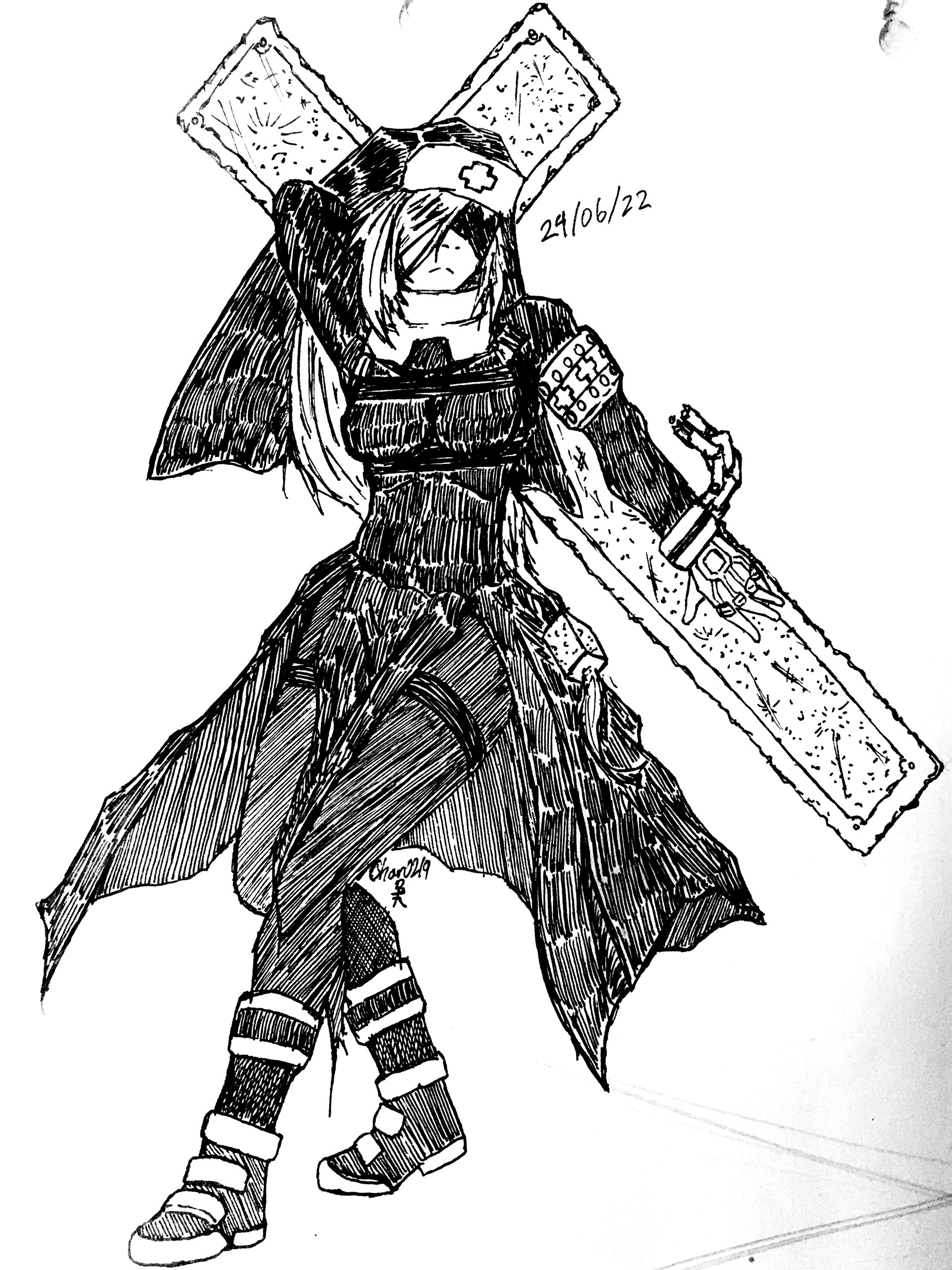 ArtStation - Combat nun