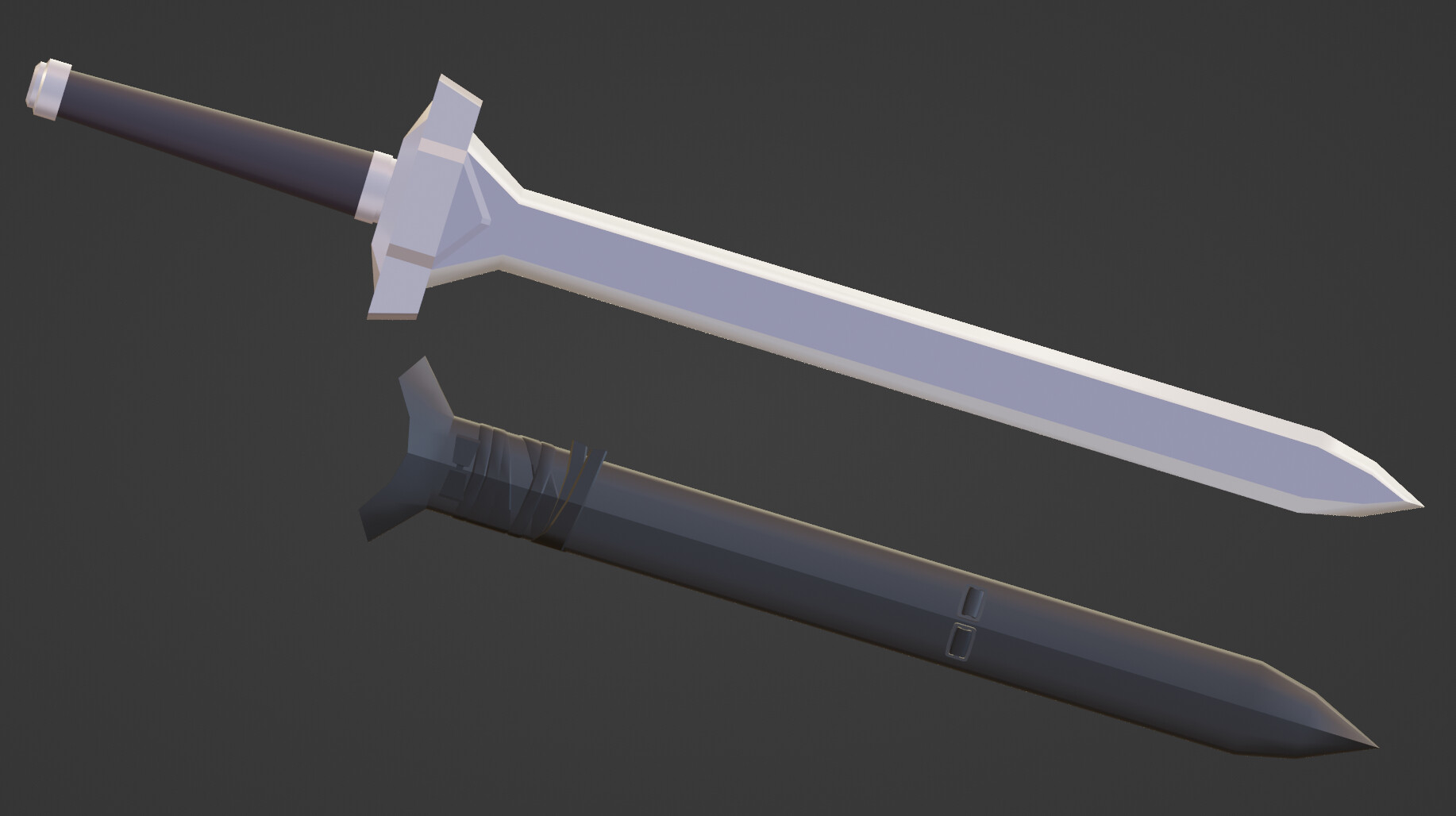 ArtStation - SAO Sword and Scabbard