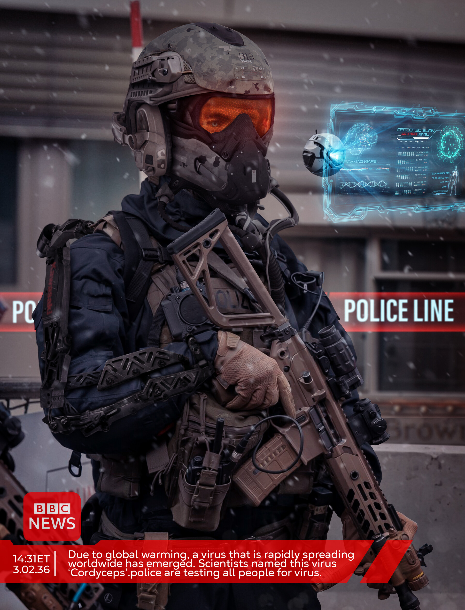 ArtStation - 2036 police